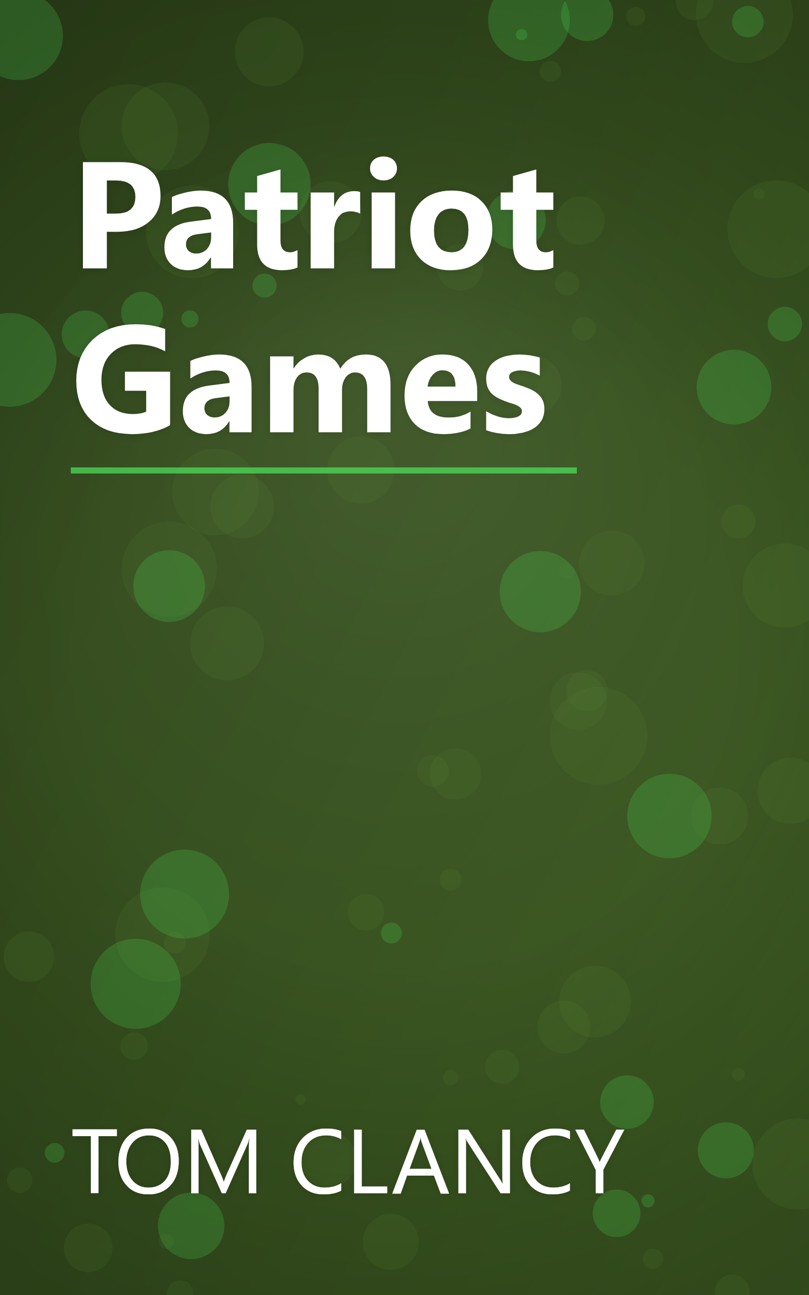 Patriot Games book cover
