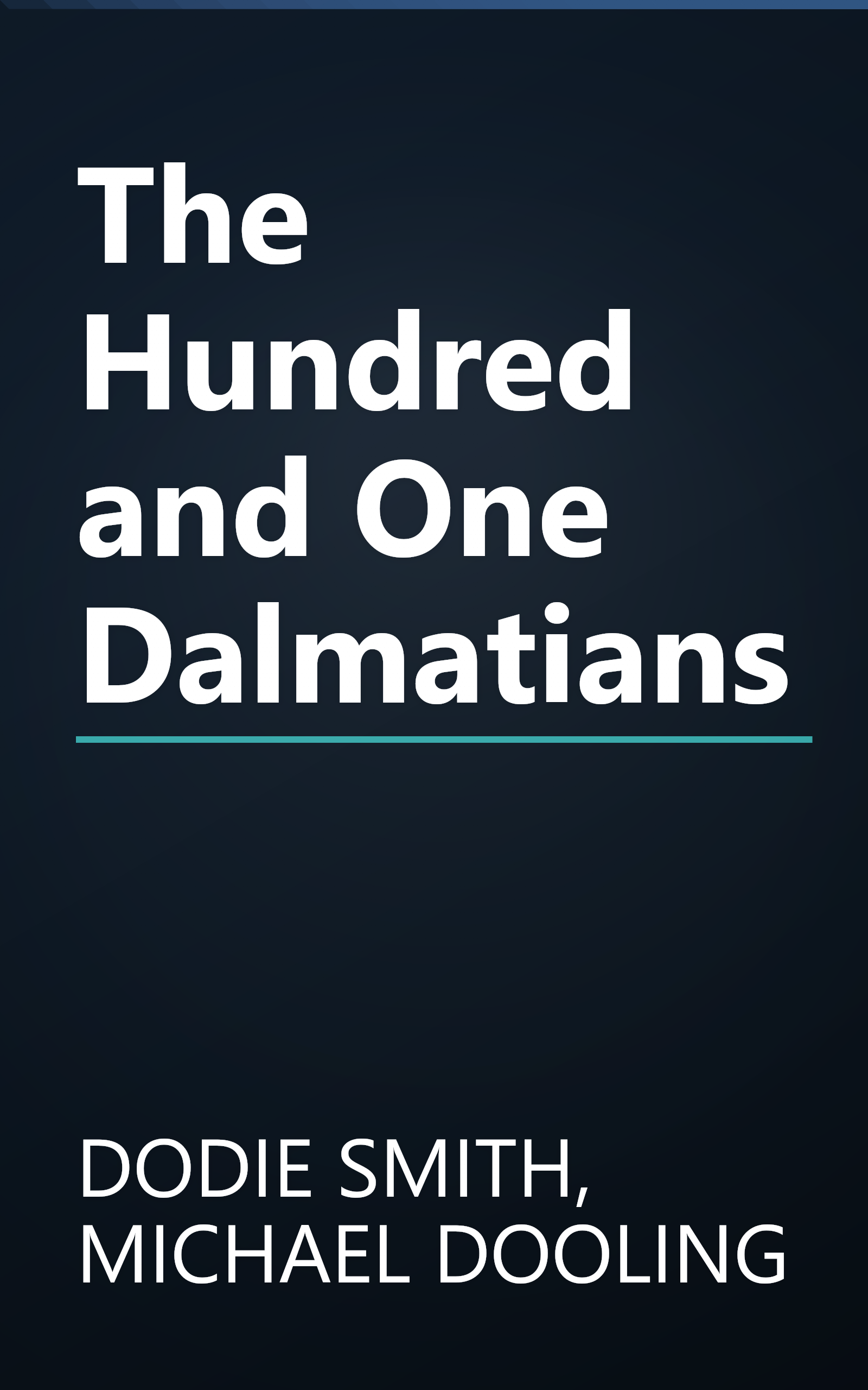 The Hundred and One Dalmatians book cover