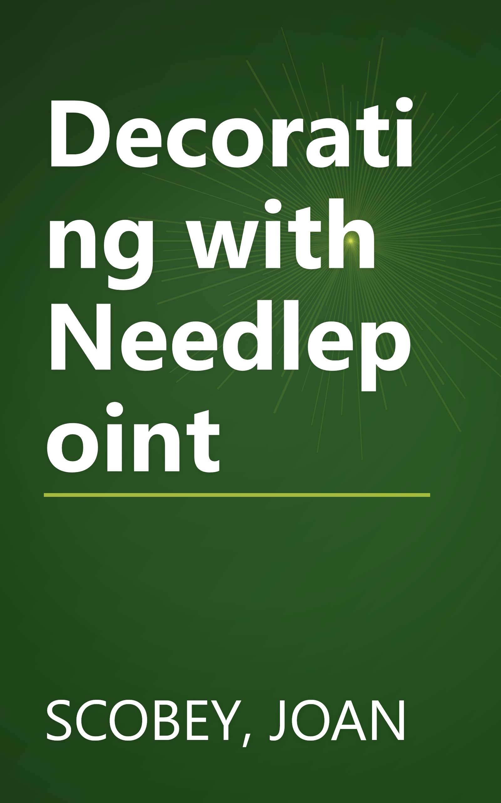 Decorating with Needlepoint book cover