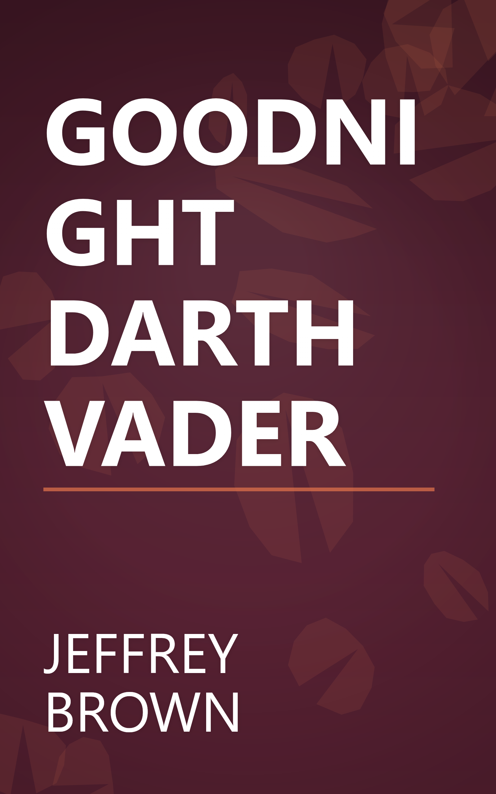 GOODNIGHT DARTH VADER book cover