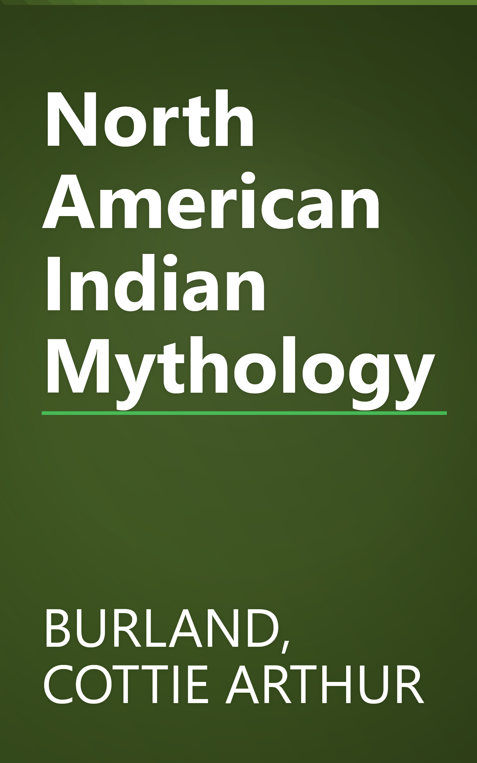 North American Indian Mythology book cover