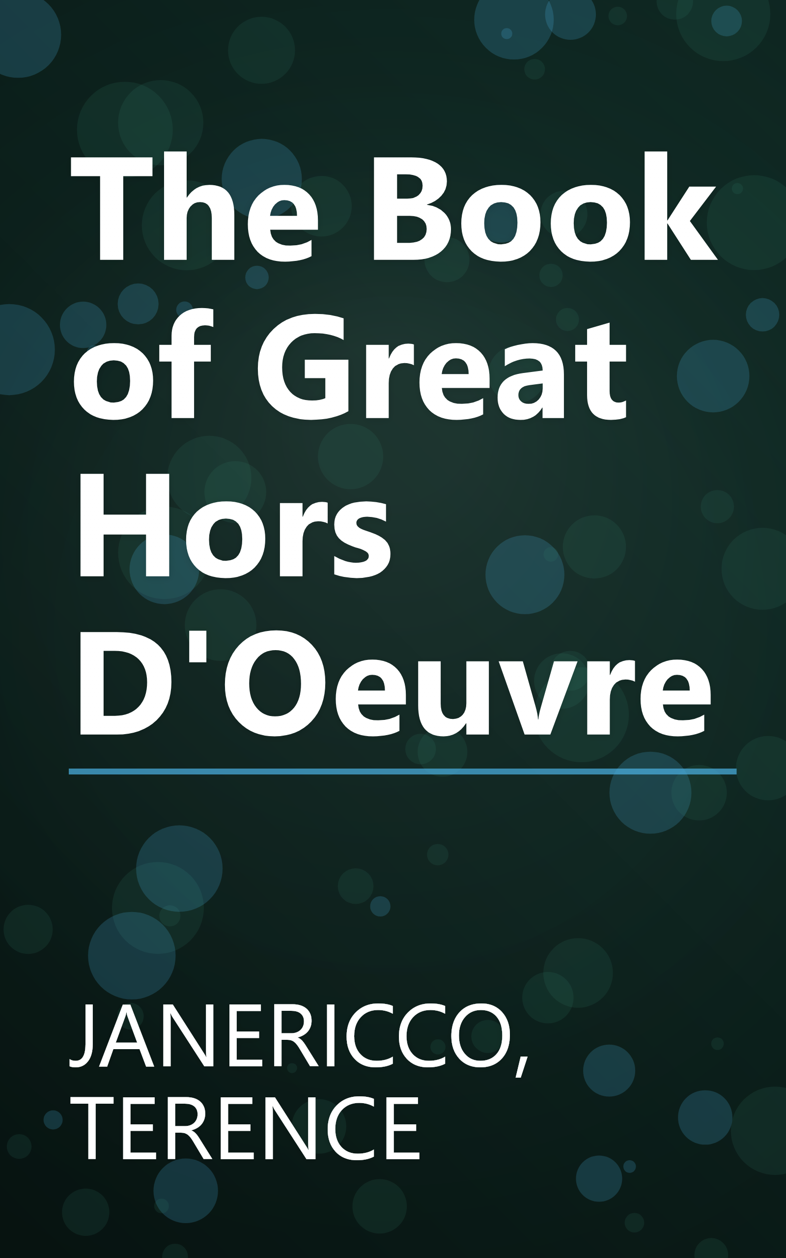 The Book of Great Hors D'Oeuvre book cover