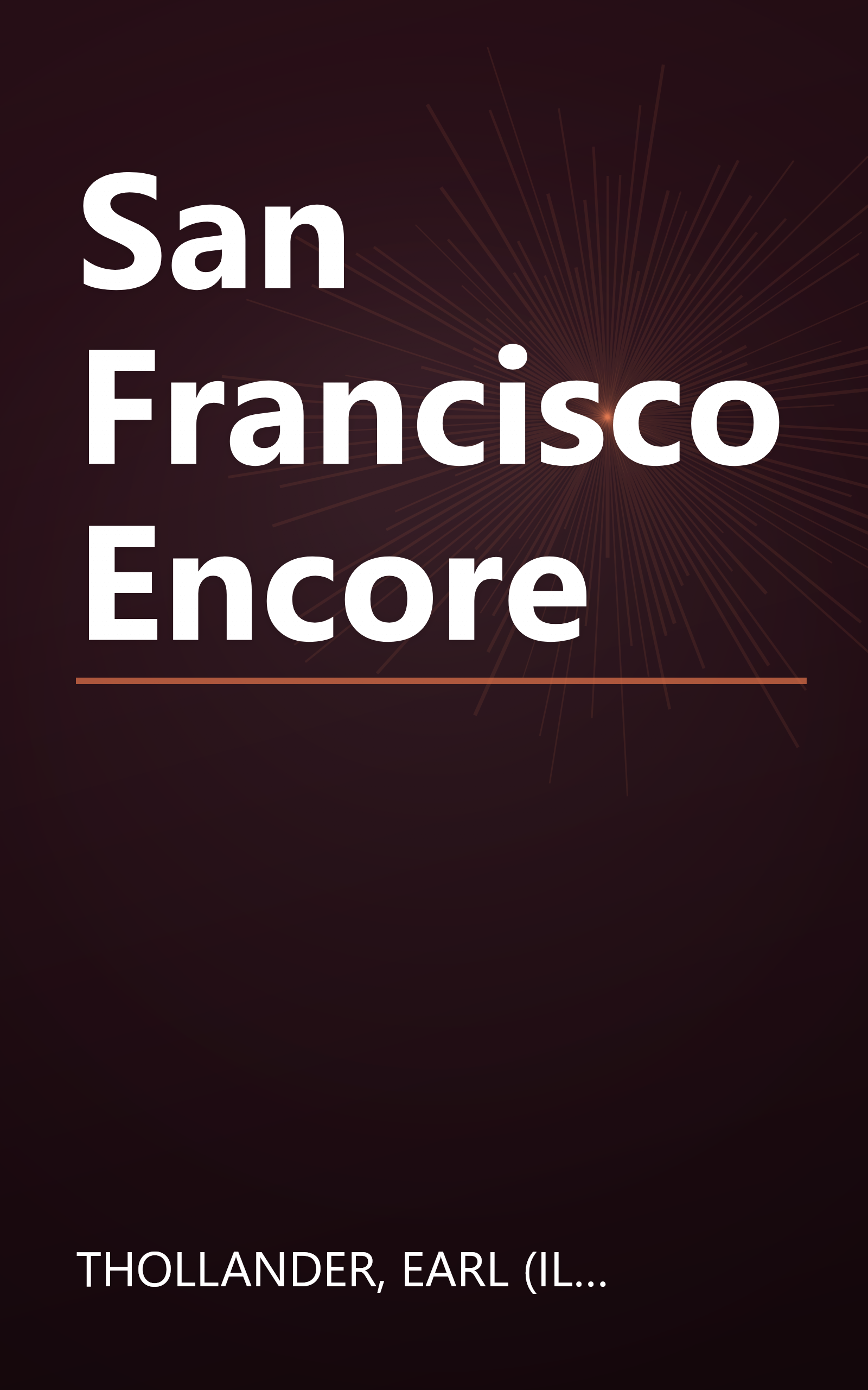 San Francisco Encore book cover