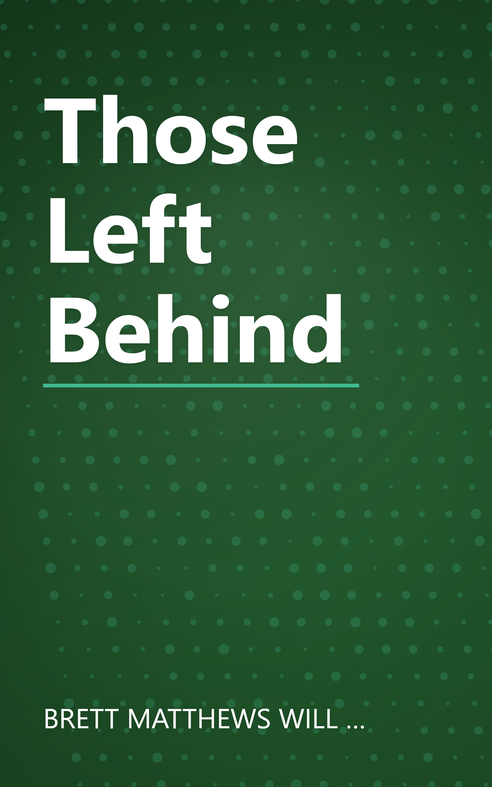 Those Left Behind book cover