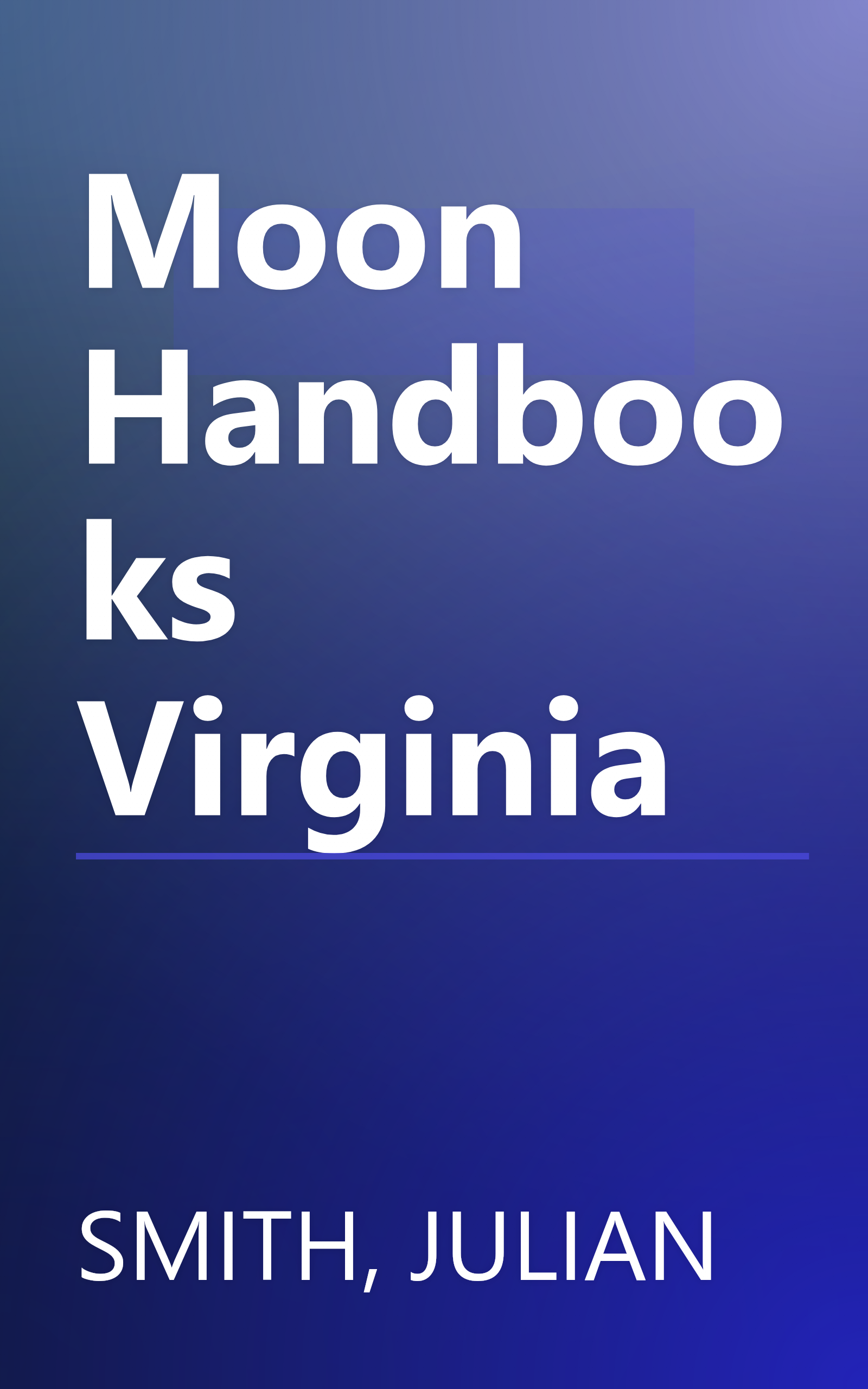 Moon Handbooks Virginia book cover