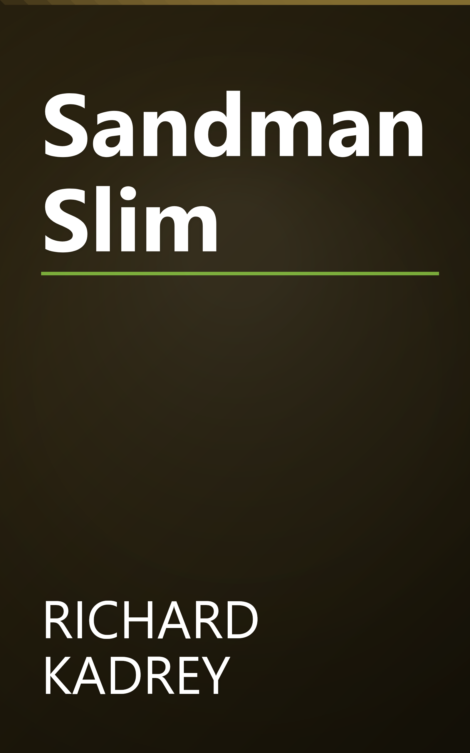 Sandman Slim book cover