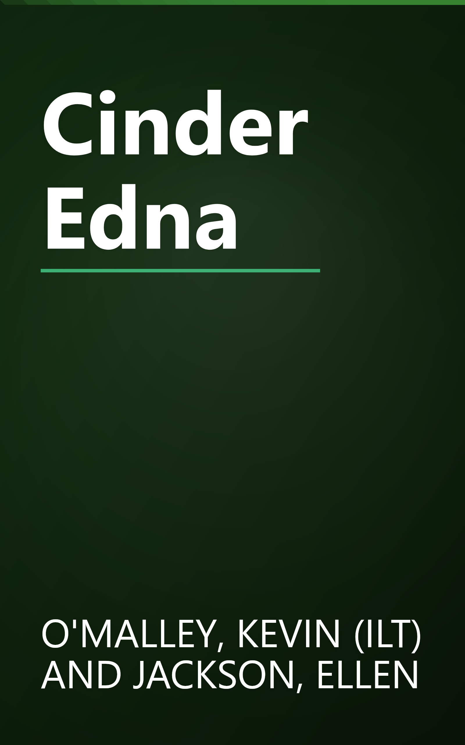 Cinder Edna book cover