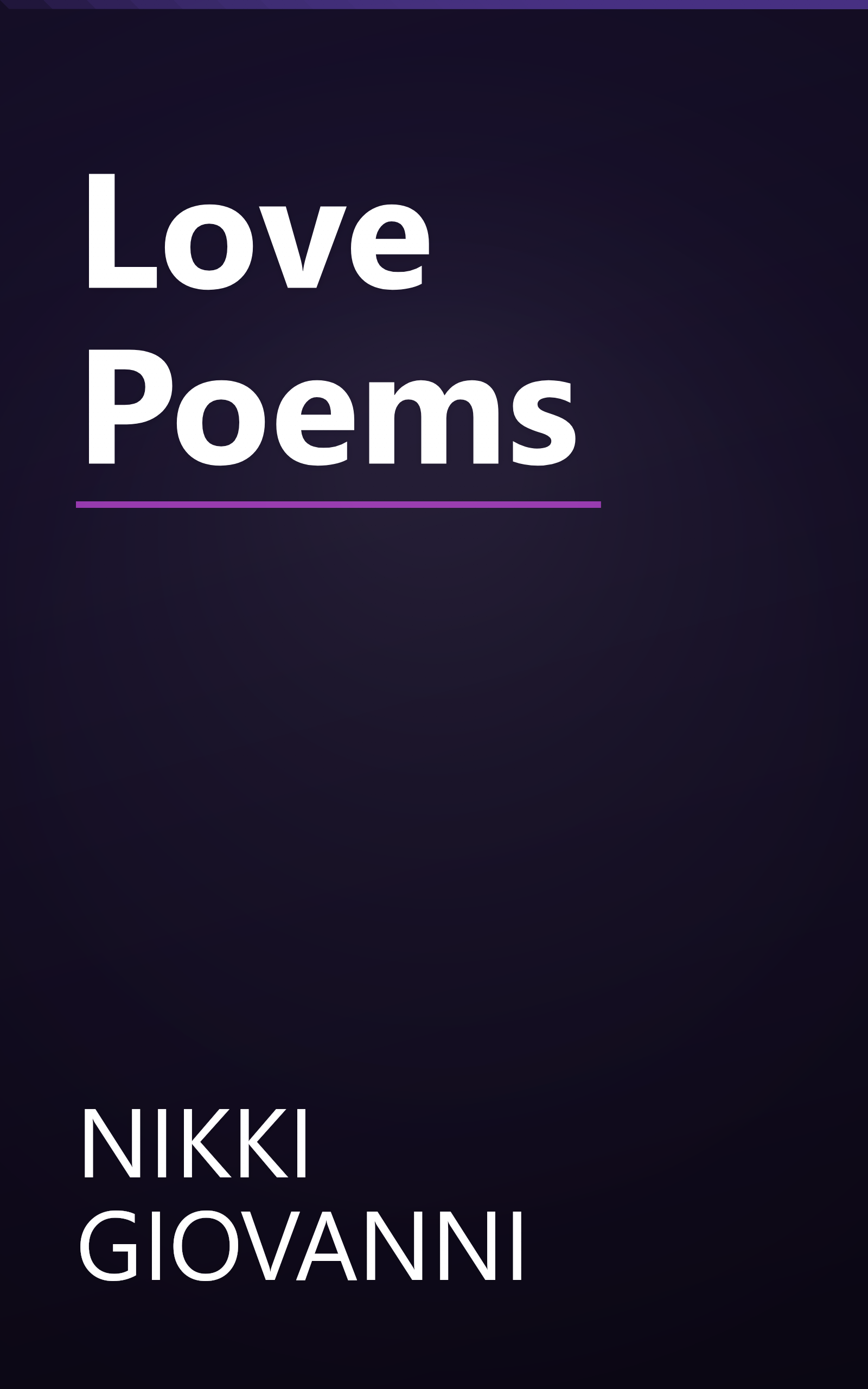 Love Poems book cover