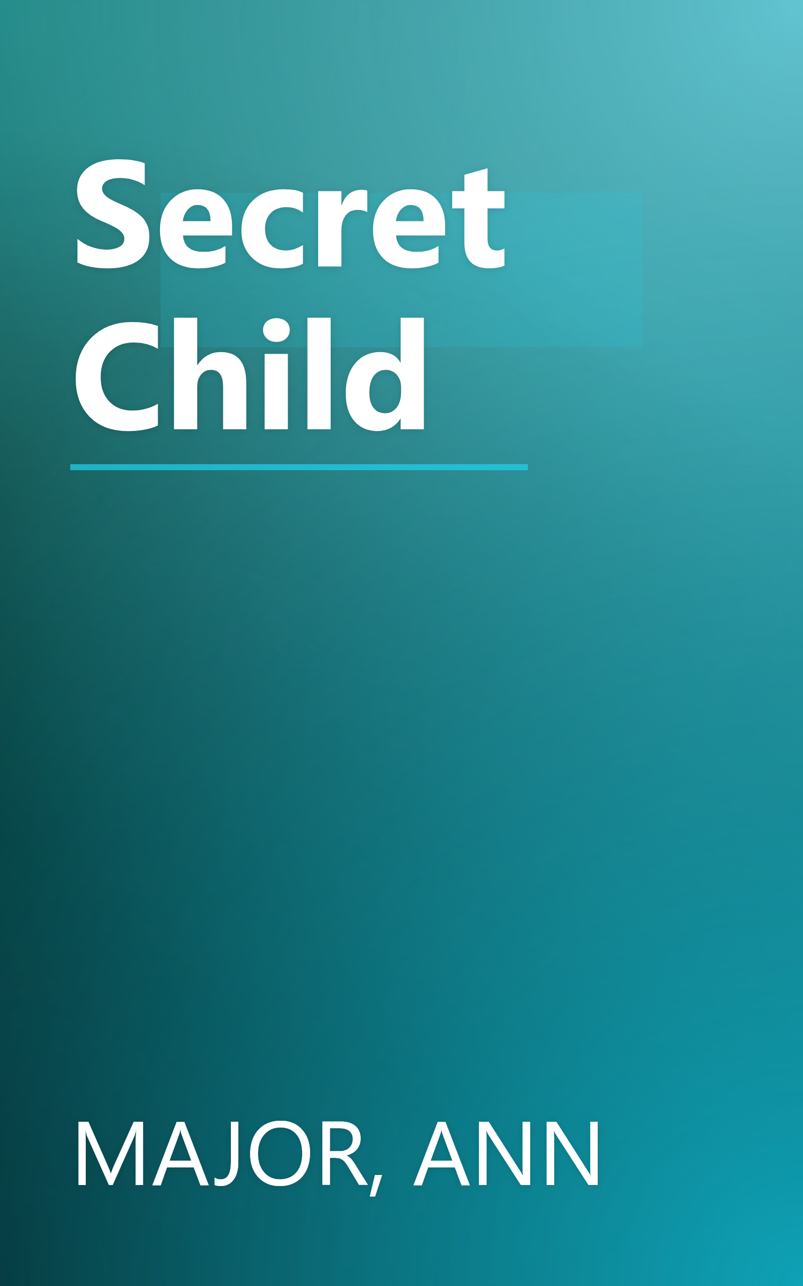 Secret Child book cover
