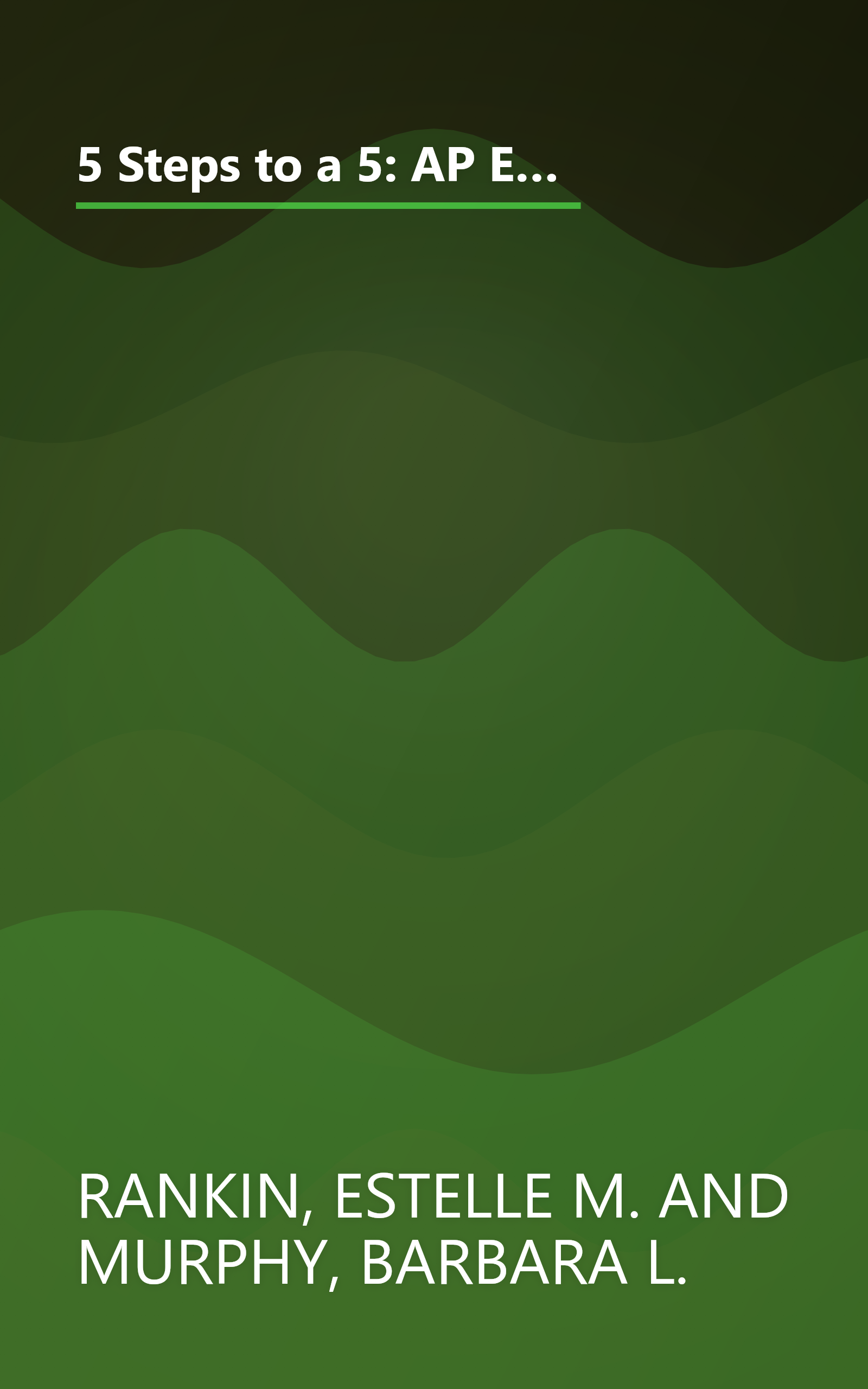 5 Steps to a 5: AP English Literature, Second Edition (5 Steps to a 5 on the Advanced Placement Examinations Series) book cover