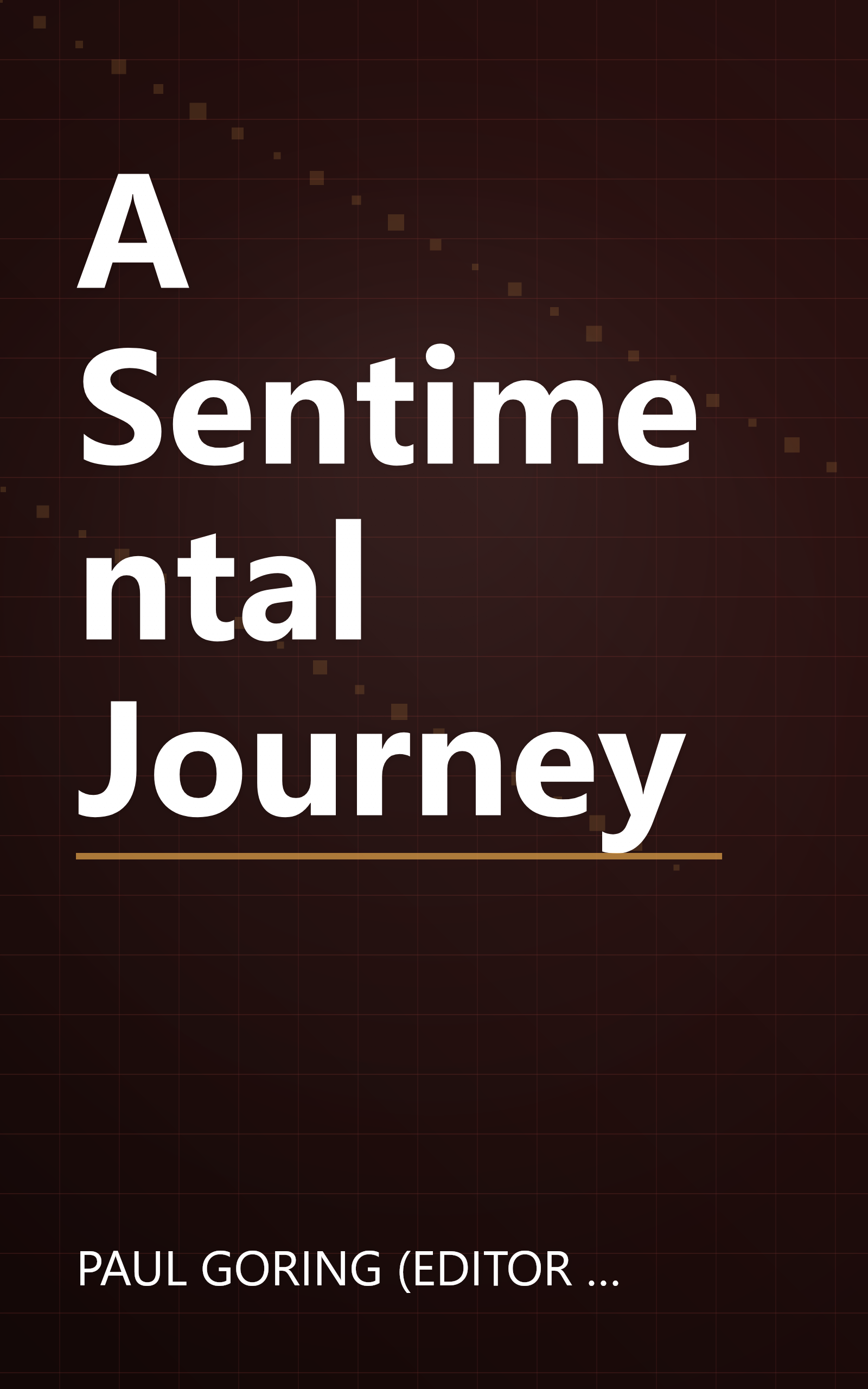A Sentimental Journey book cover
