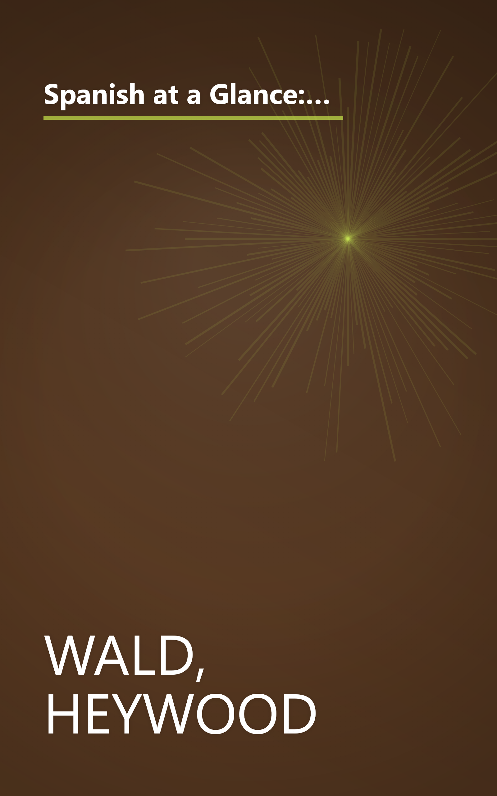 Spanish at a Glance: Phrase Book & Dictionary for Travelers (Barron's Languages at a Glance Series) (Spanish Edition) book cover