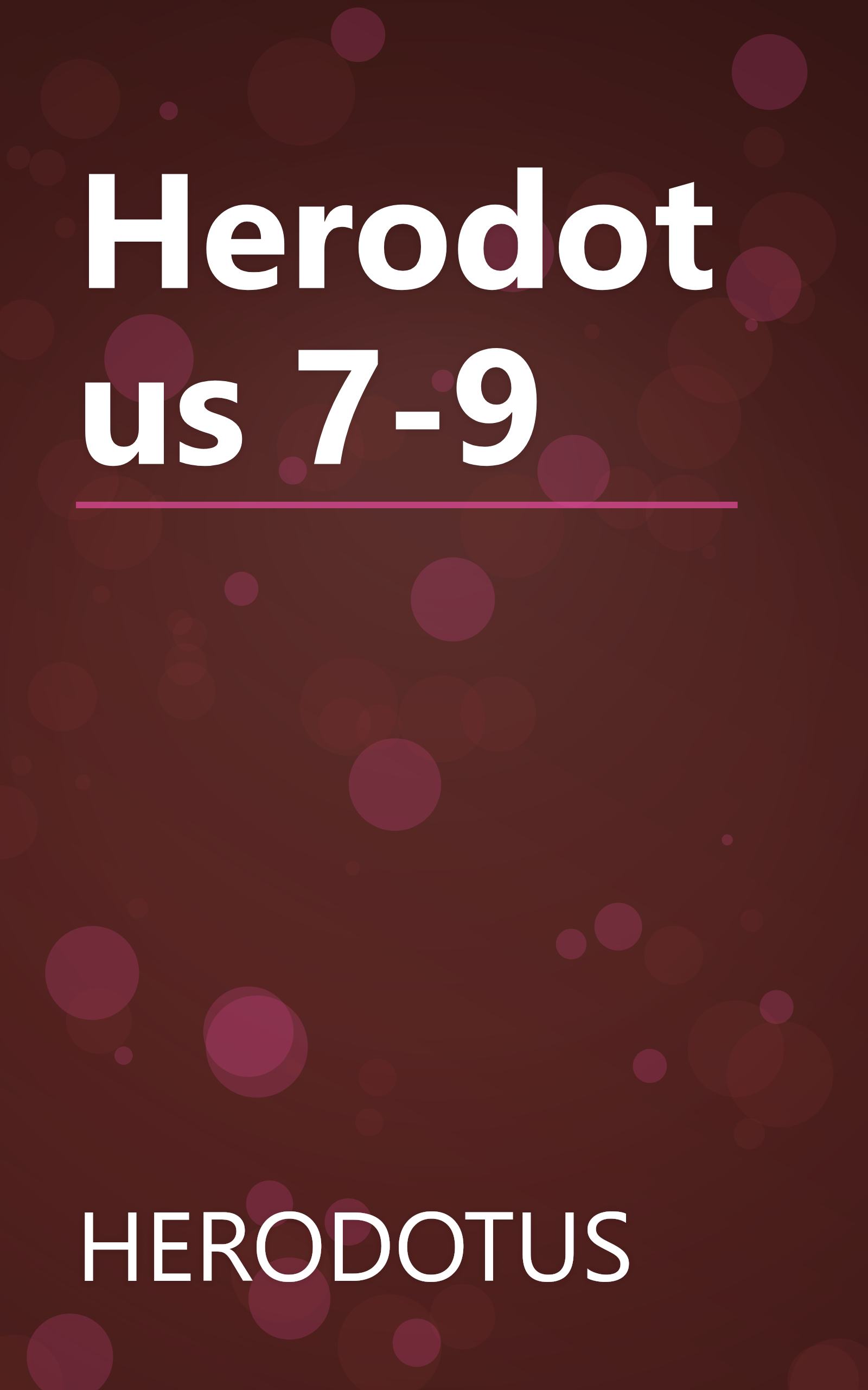 Herodotus 7-9 book cover