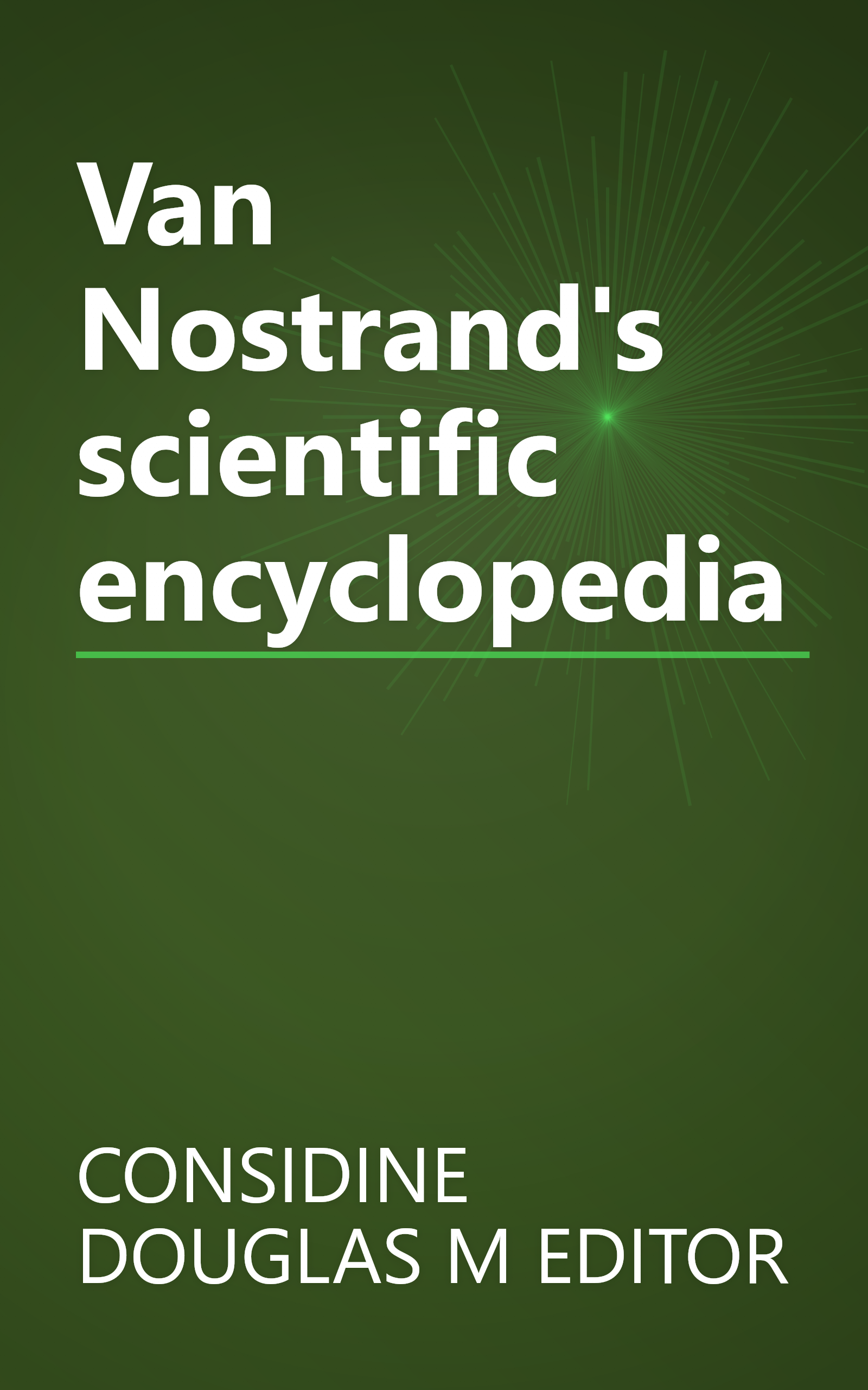 Van Nostrand's scientific encyclopedia book cover