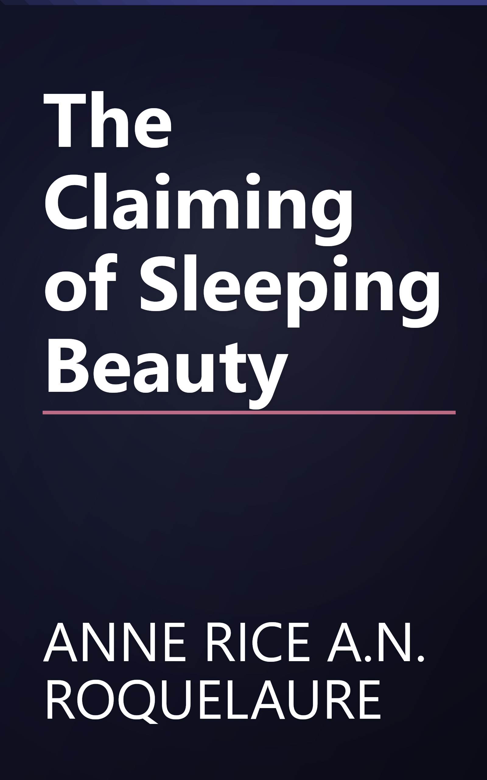 The Claiming of Sleeping Beauty book cover