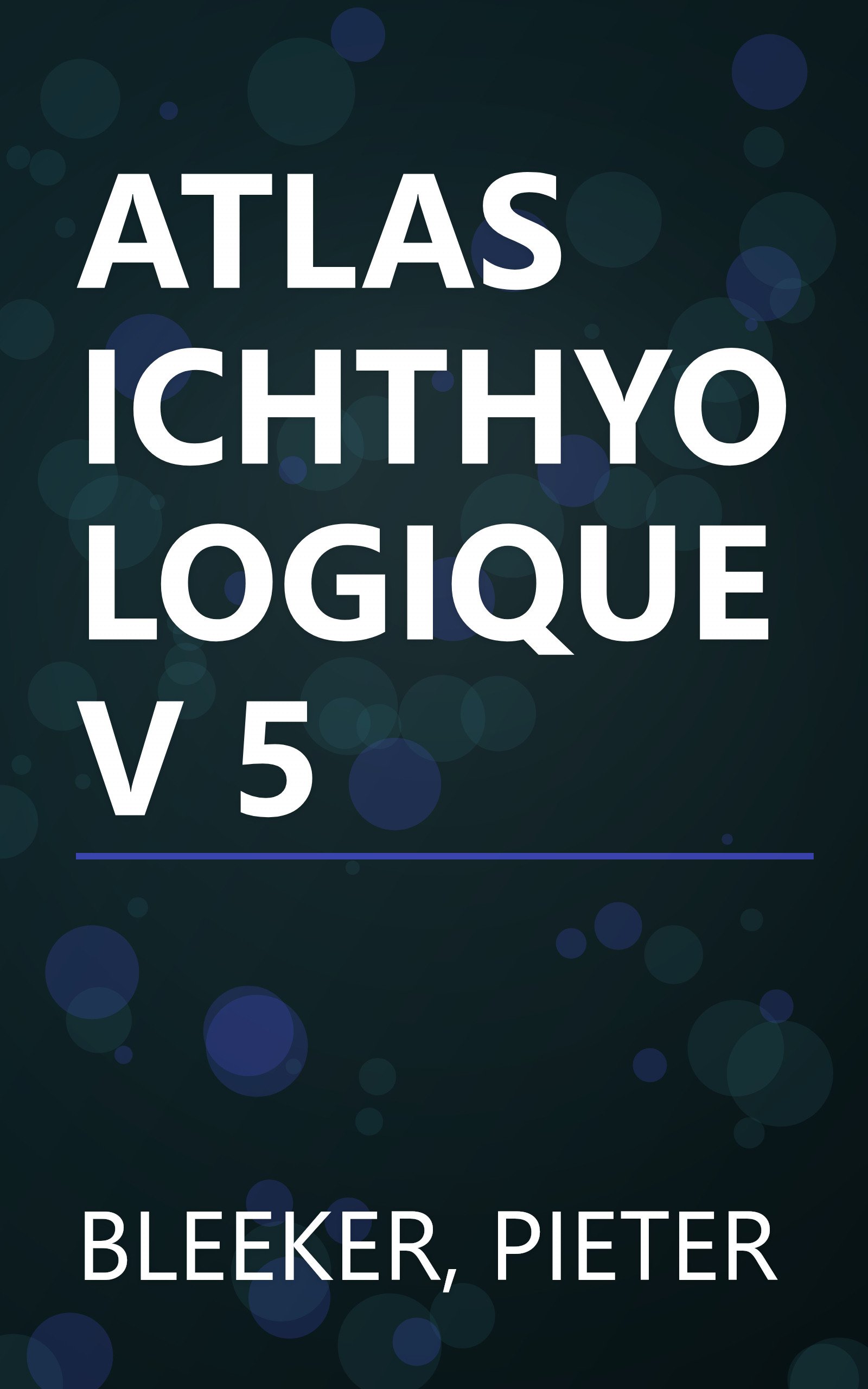 ATLAS ICHTHYOLOGIQUE V 5 book cover