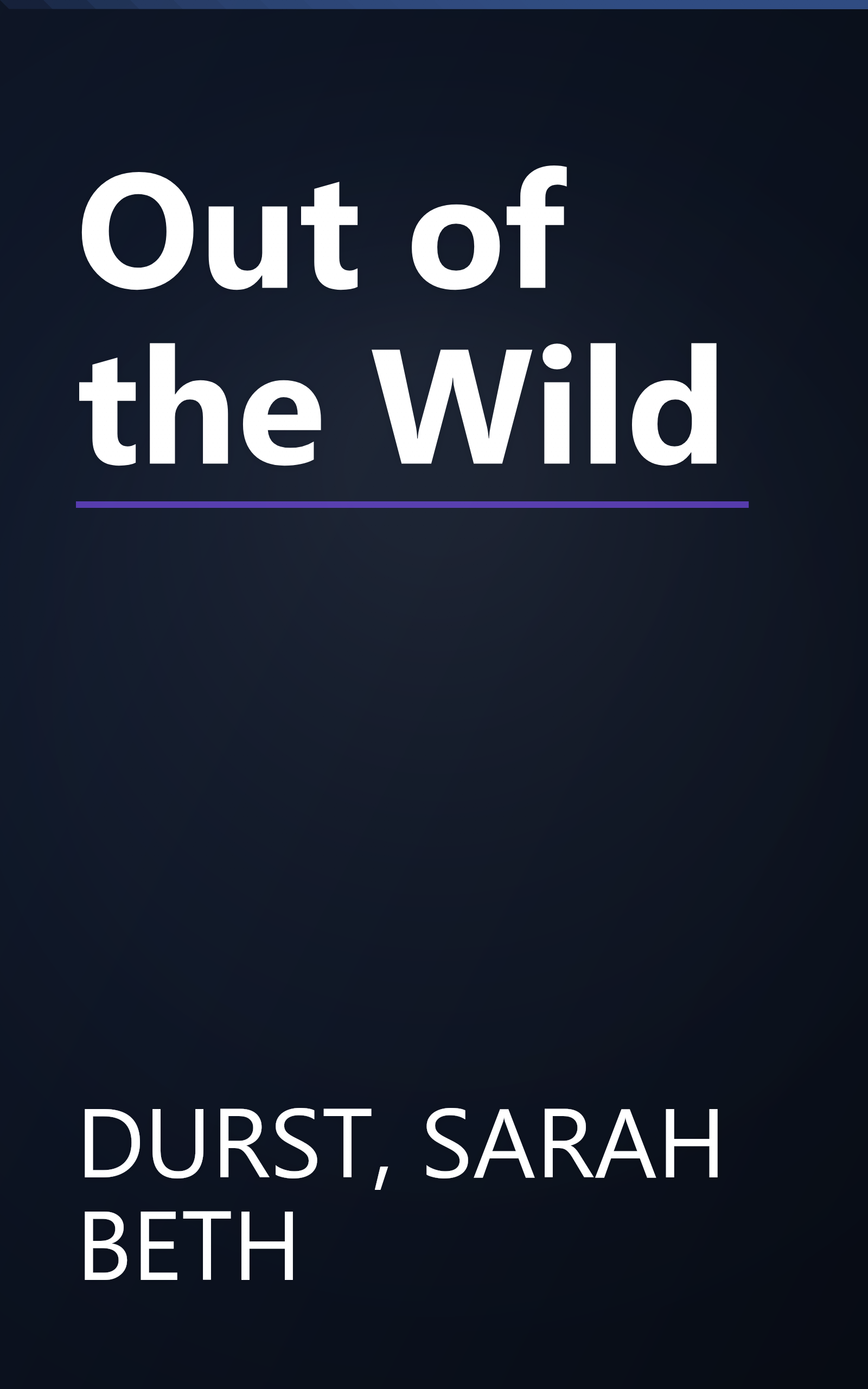 Out of the Wild book cover