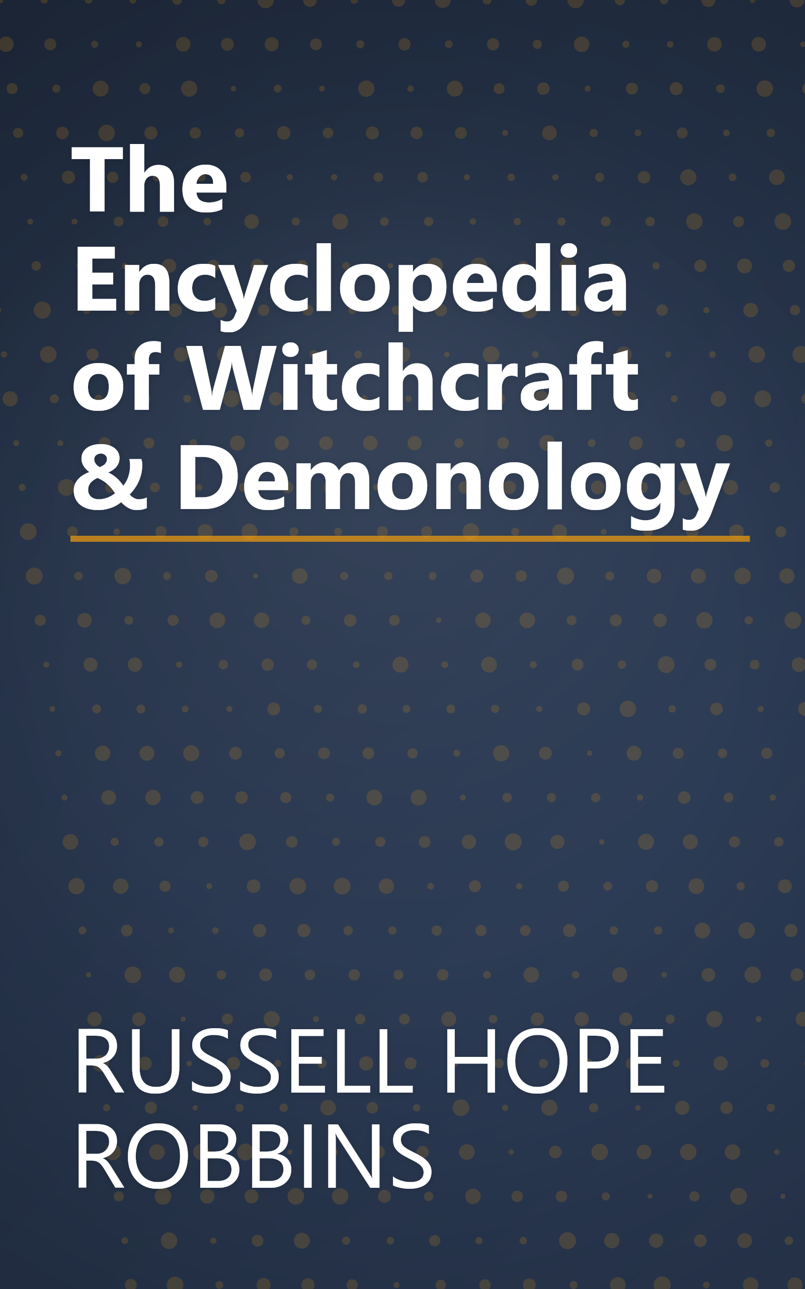 The Encyclopedia of Witchcraft & Demonology book cover