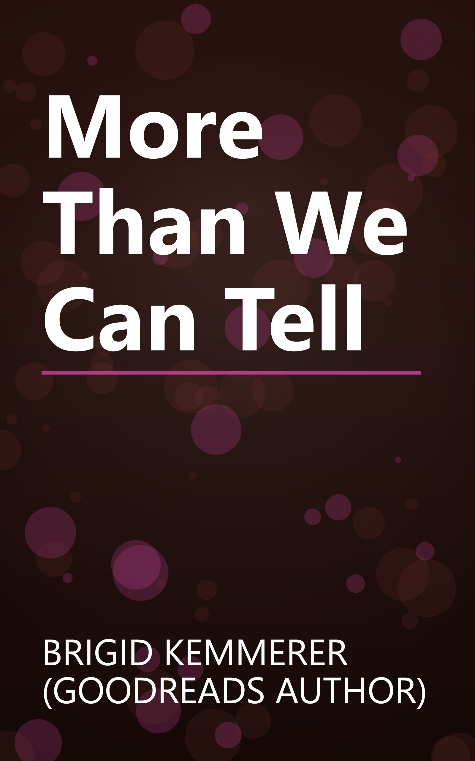 More Than We Can Tell book cover