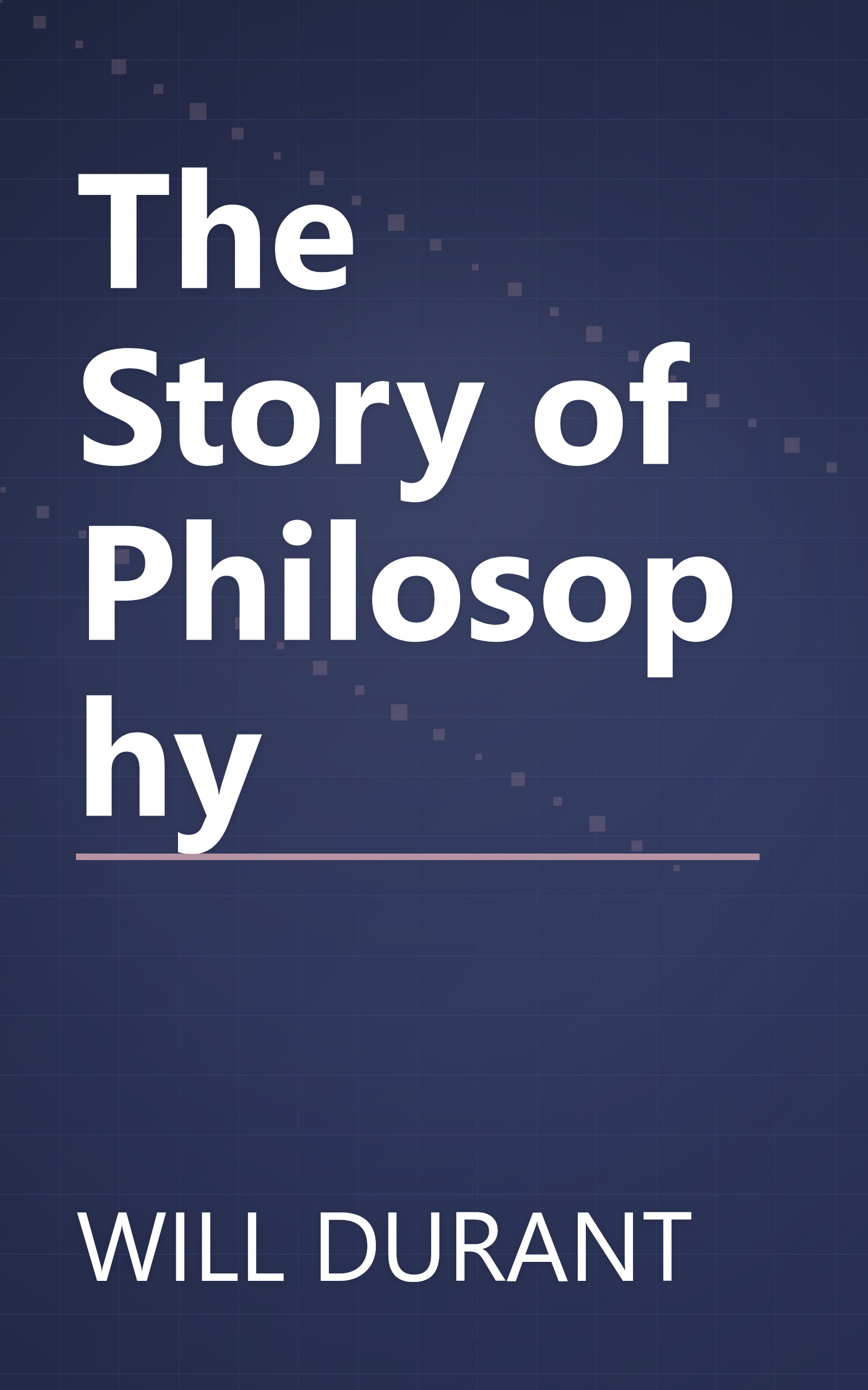 The Story of Philosophy book cover