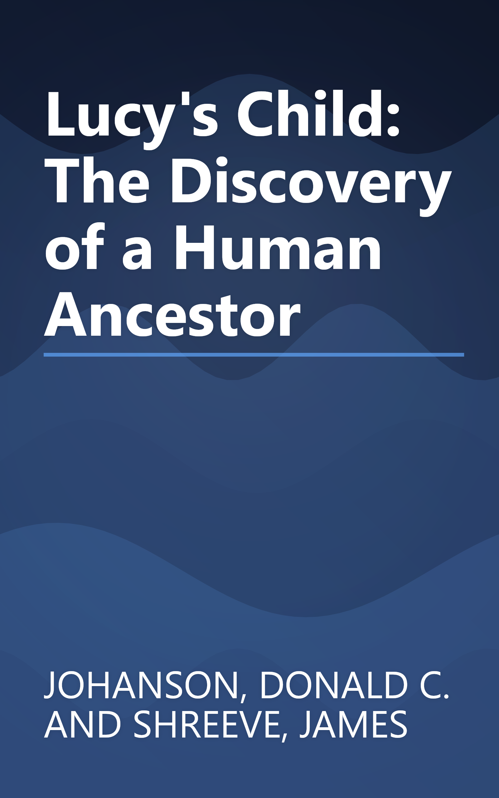 Lucy's Child: The Discovery of a Human Ancestor book cover
