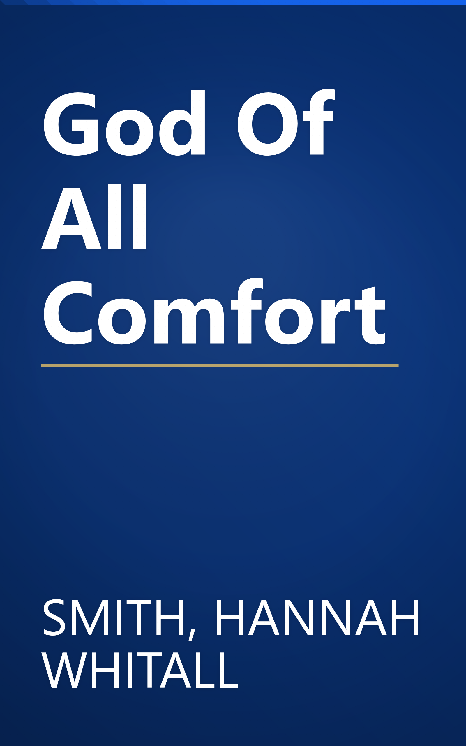 God Of All Comfort book cover