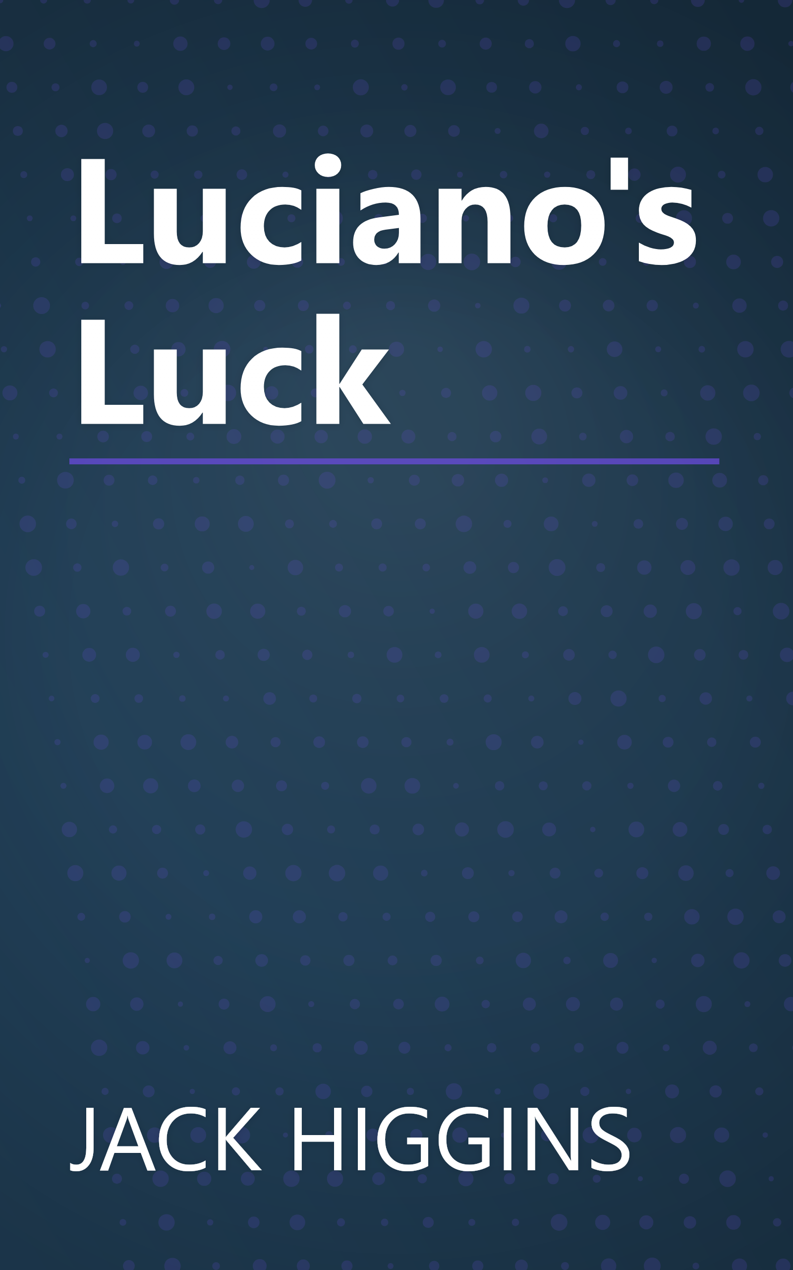 Luciano's Luck book cover