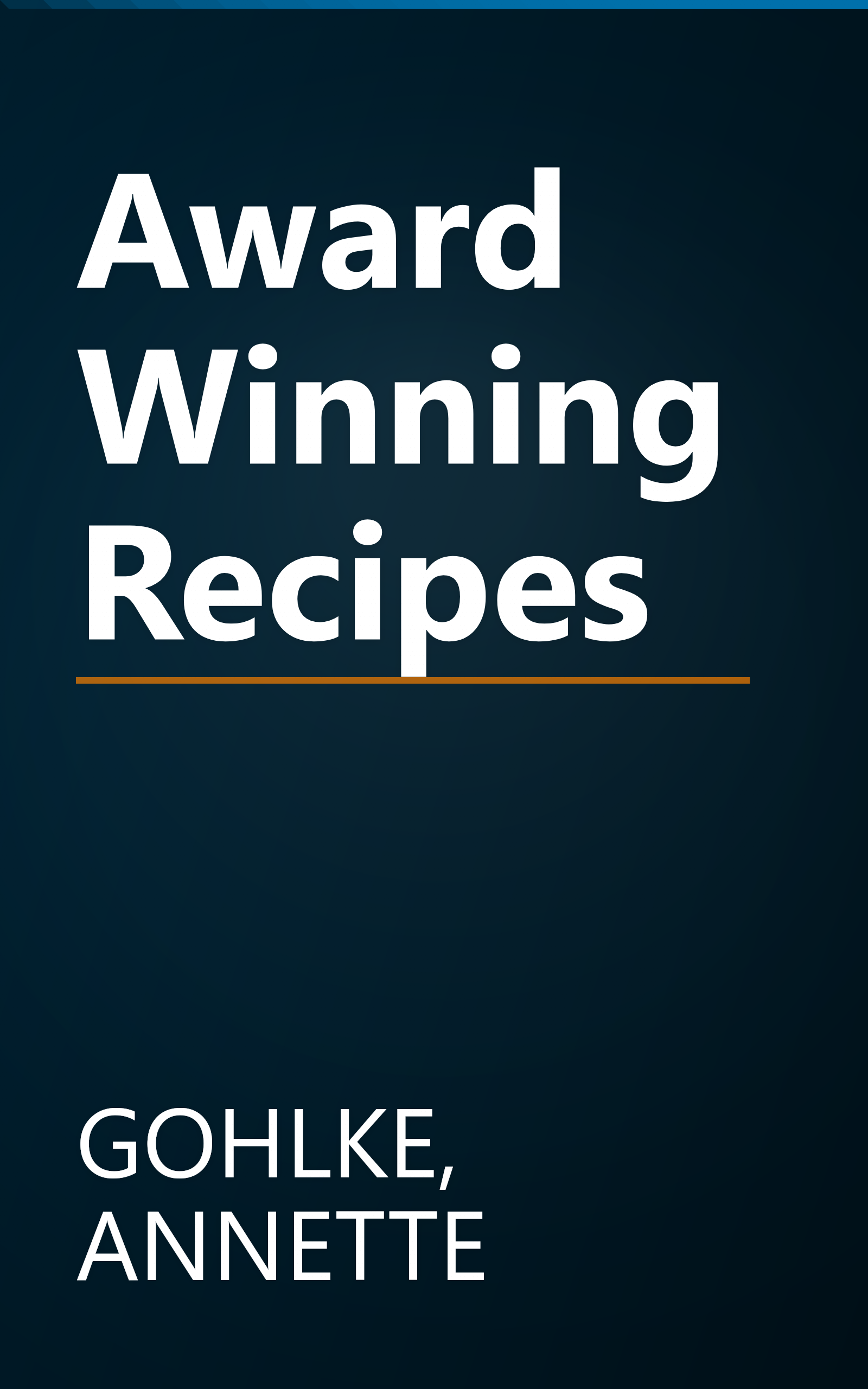 Award Winning Recipes book cover