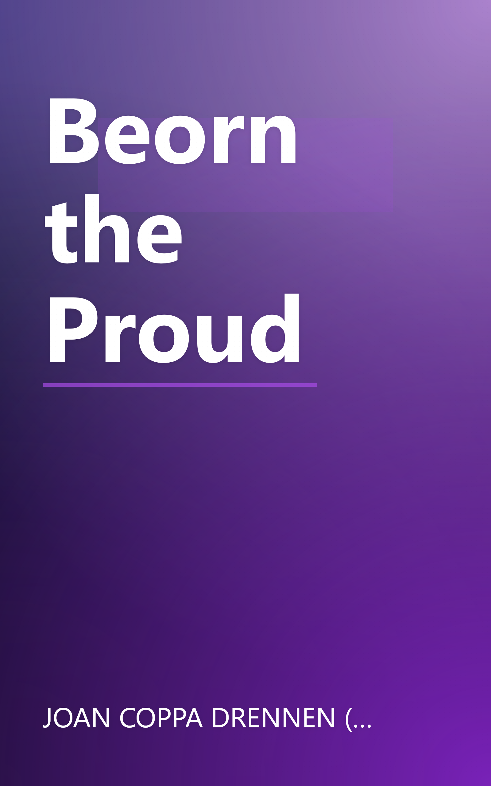 Beorn the Proud book cover