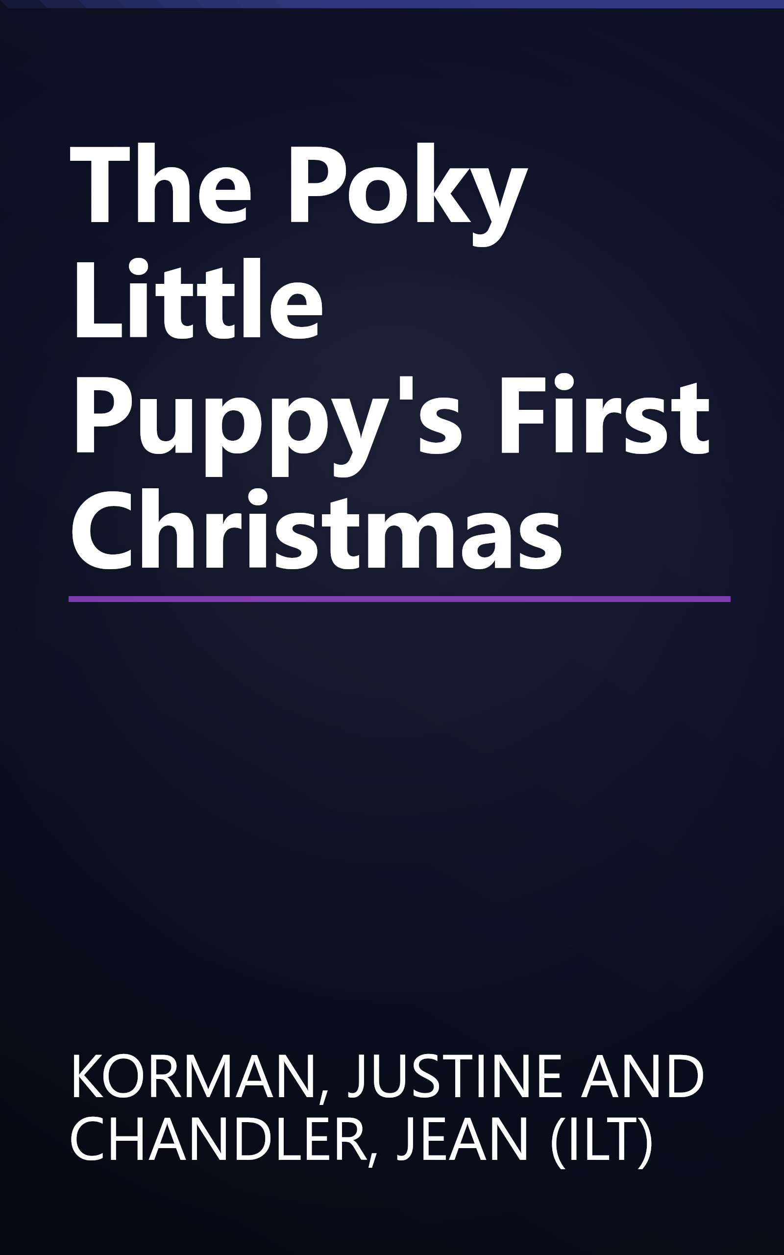 The Poky Little Puppy's First Christmas book cover
