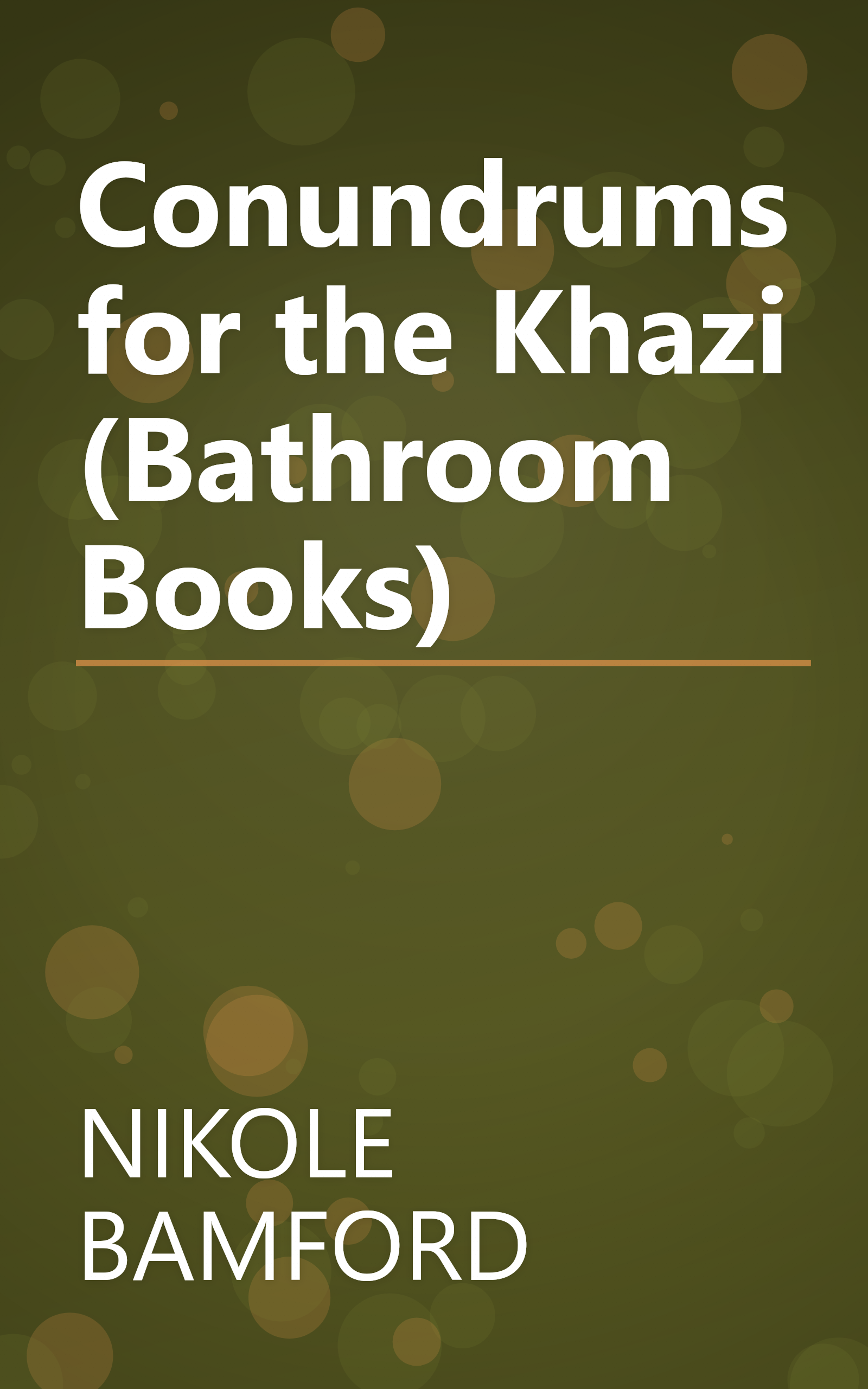Conundrums for the Khazi (Bathroom Books) book cover
