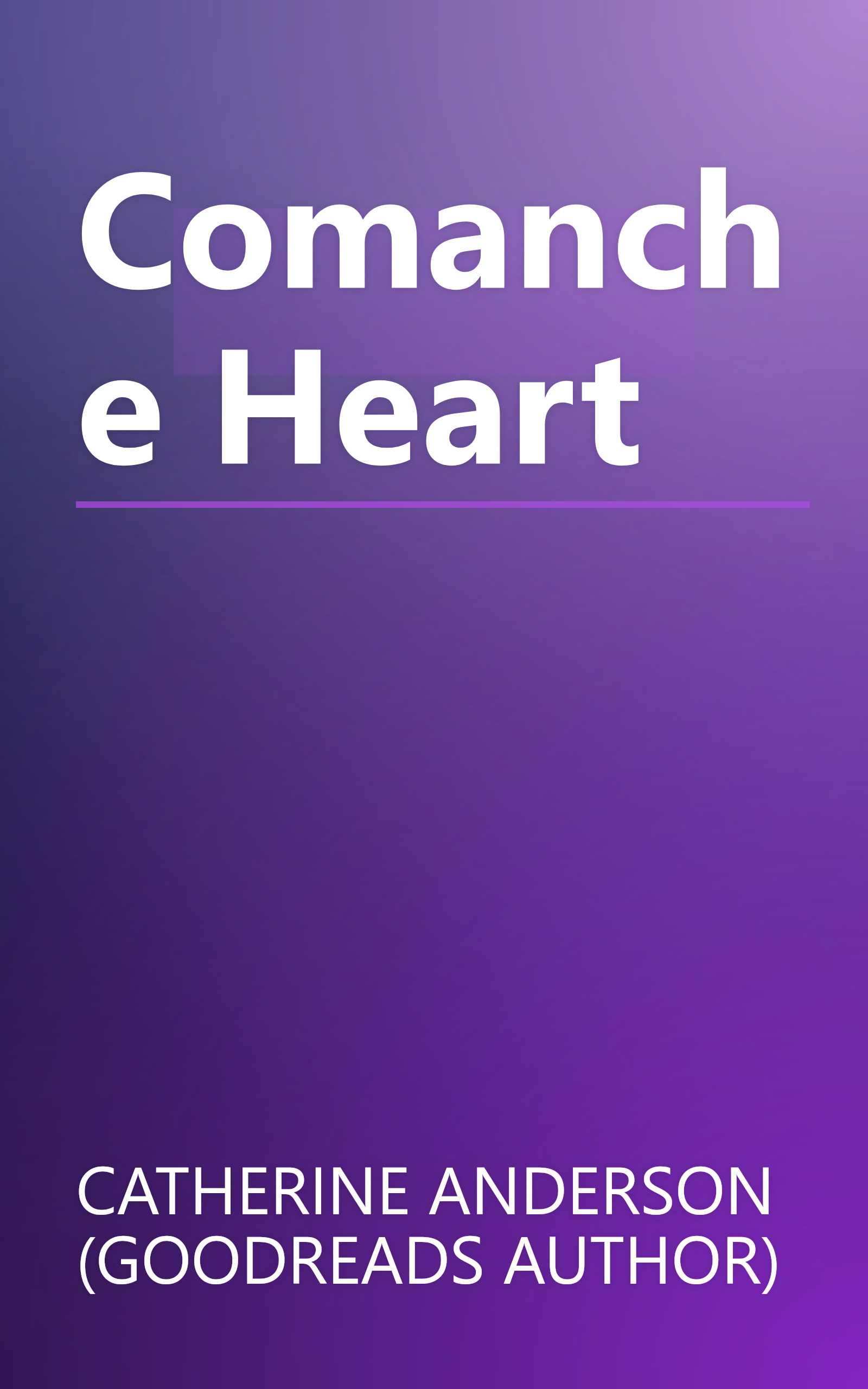 Comanche Heart book cover