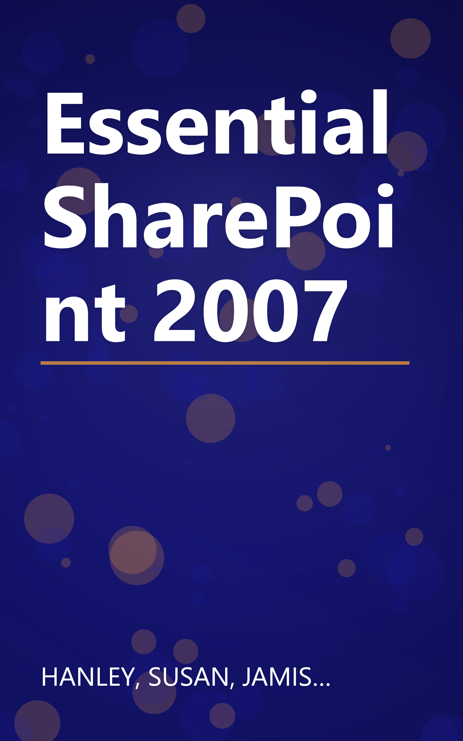 Essential SharePoint 2007 book cover