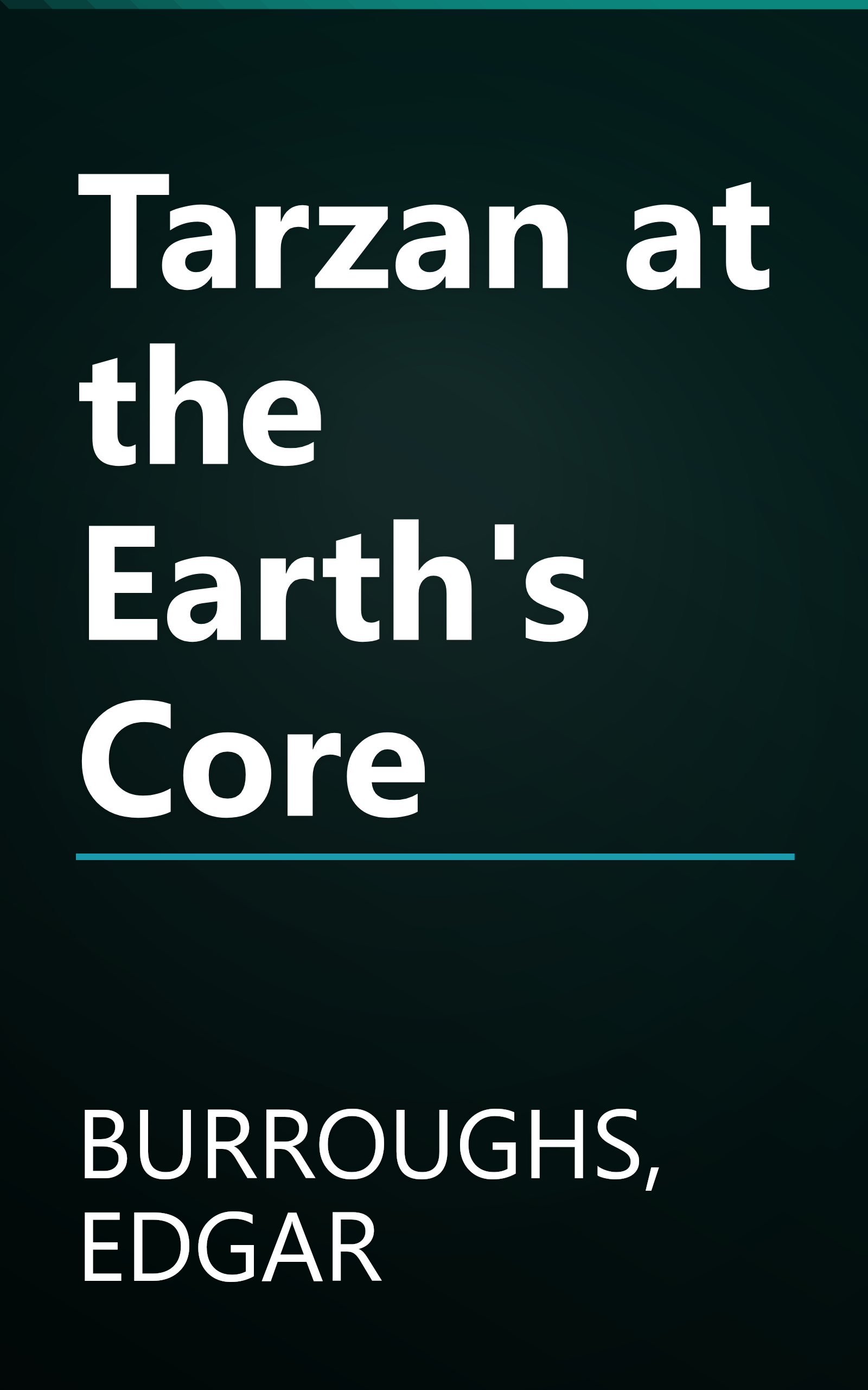 Tarzan at the Earth's Core book cover