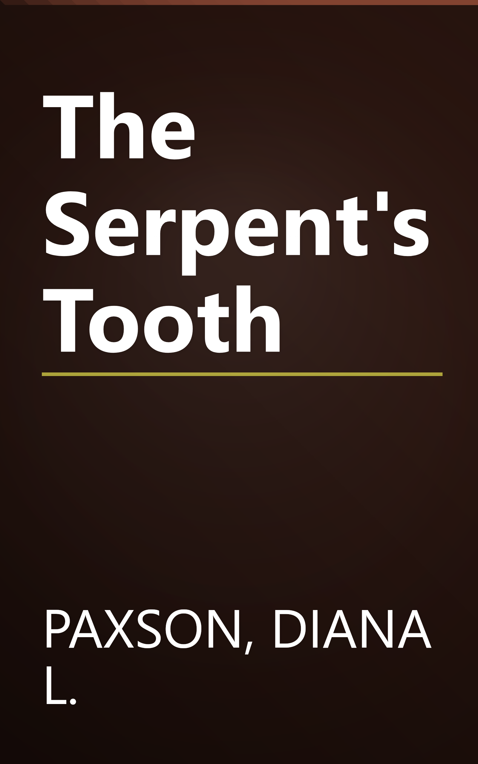 The Serpent's Tooth book cover