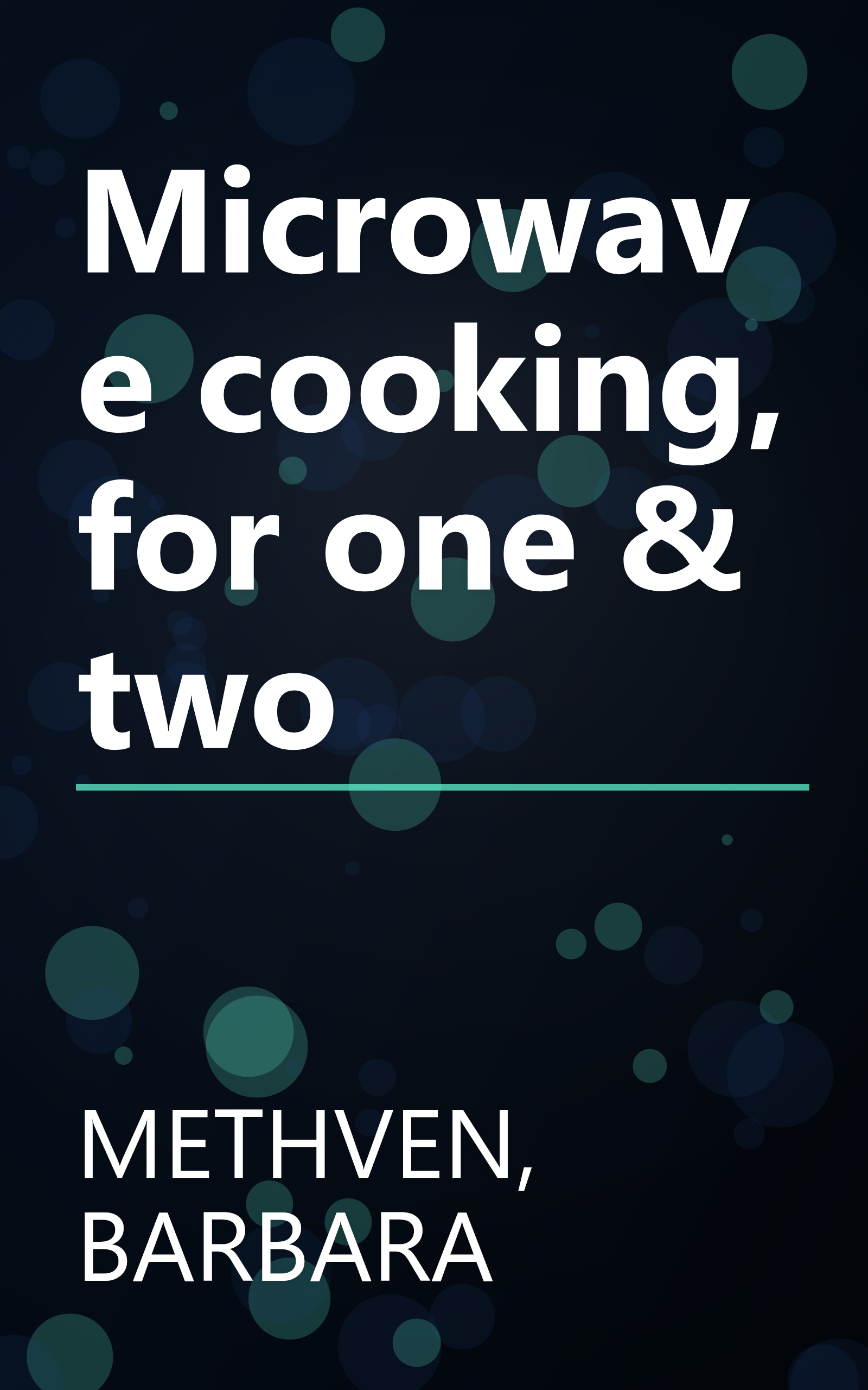 Microwave cooking, for one & two book cover