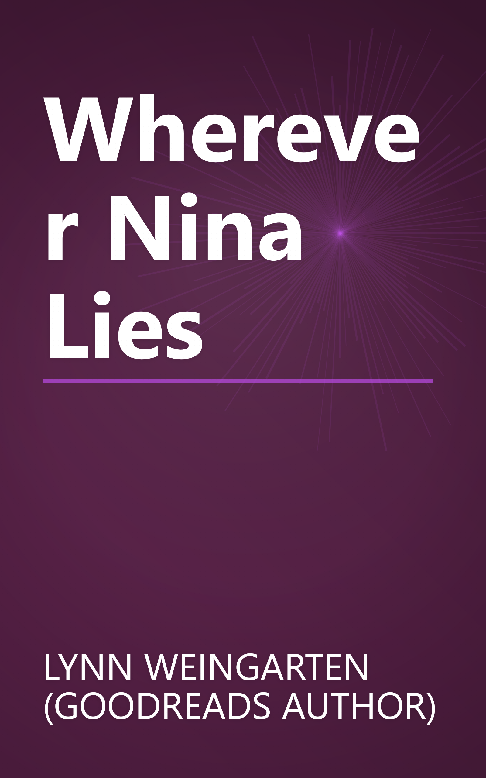 Wherever Nina Lies book cover