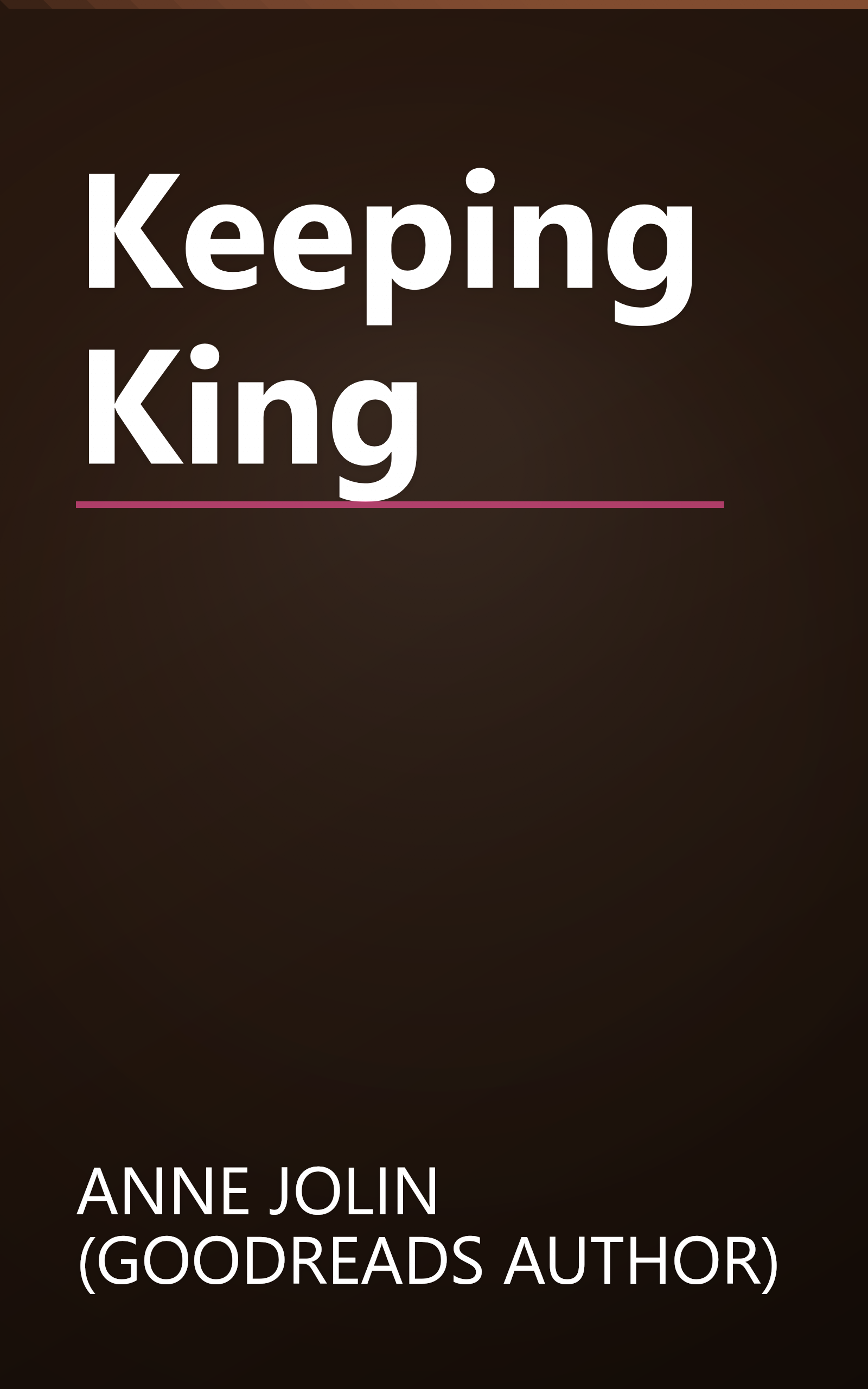 Keeping King book cover