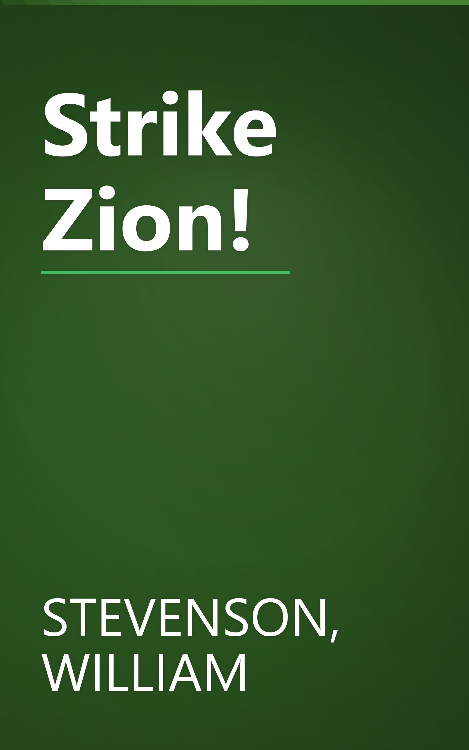 Strike Zion! book cover