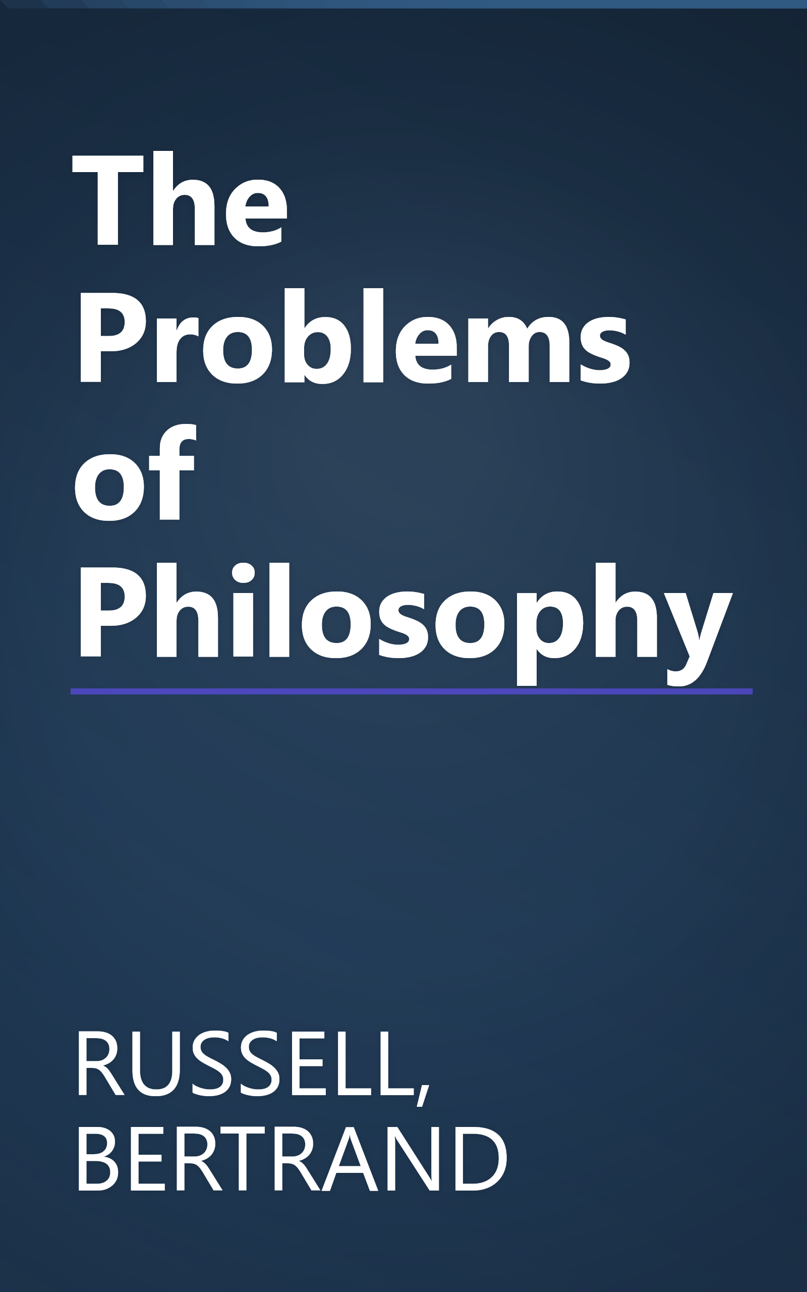 The Problems of Philosophy book cover