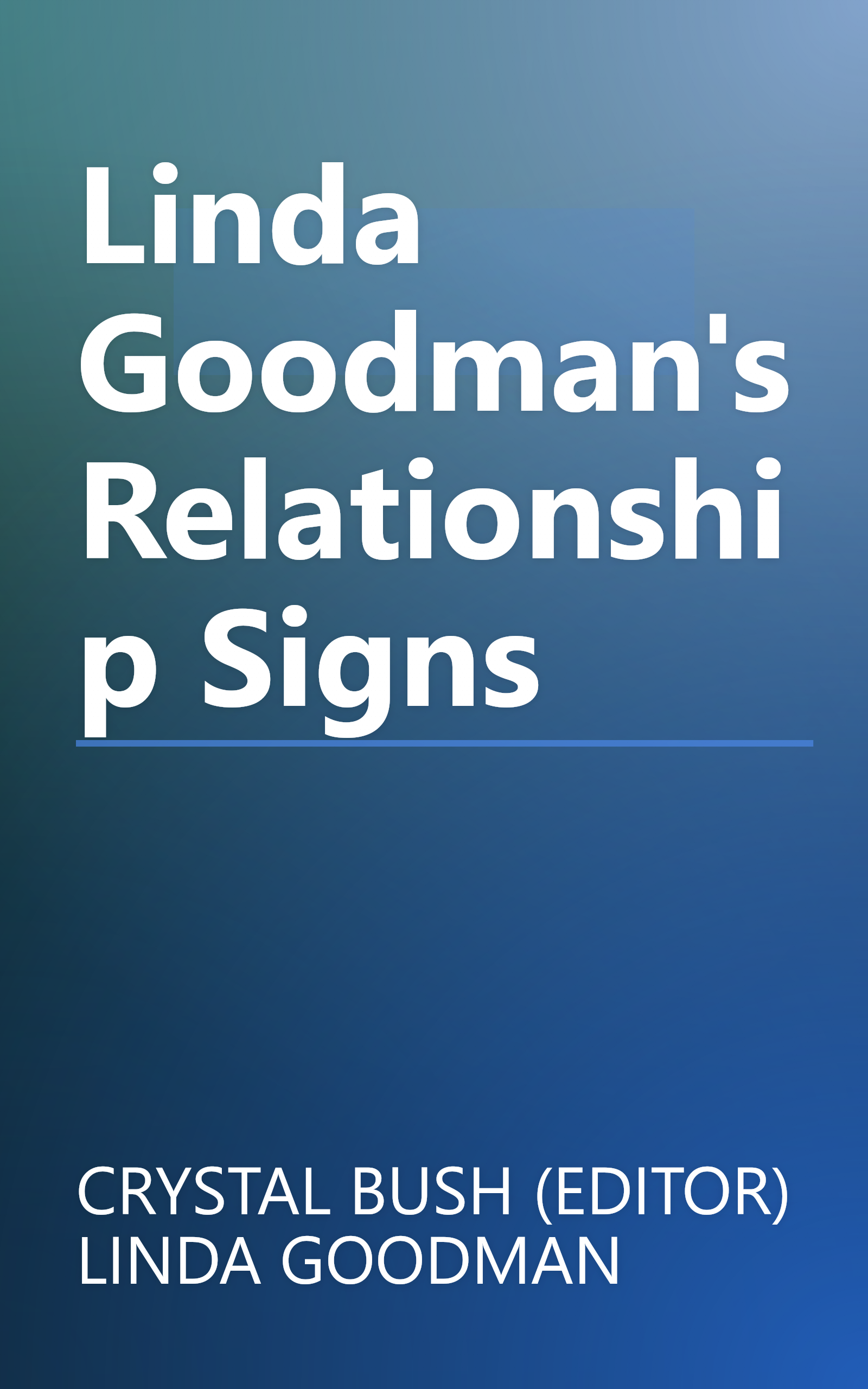 Linda Goodman's Relationship Signs book cover