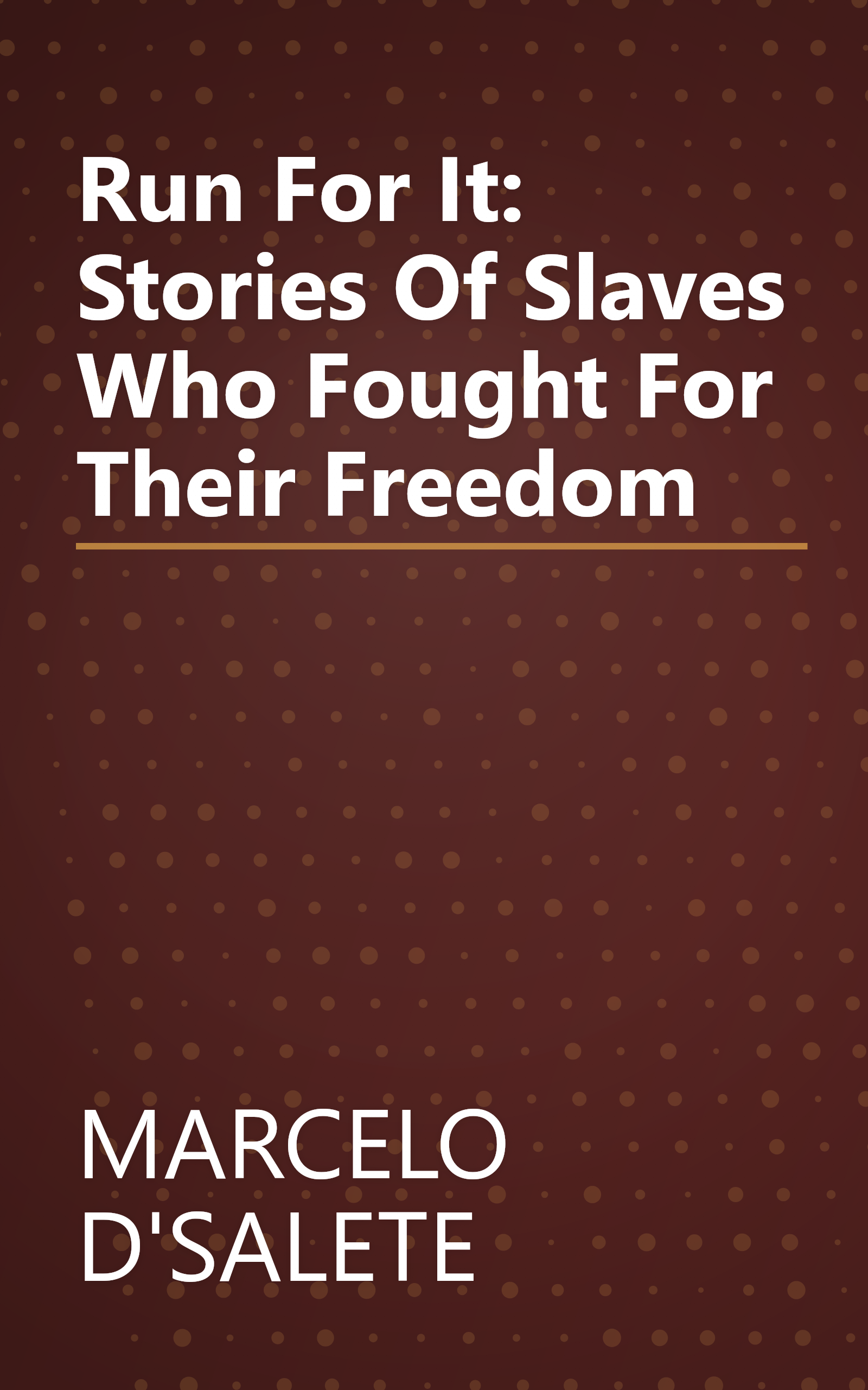 Run For It: Stories Of Slaves Who Fought For Their Freedom book cover