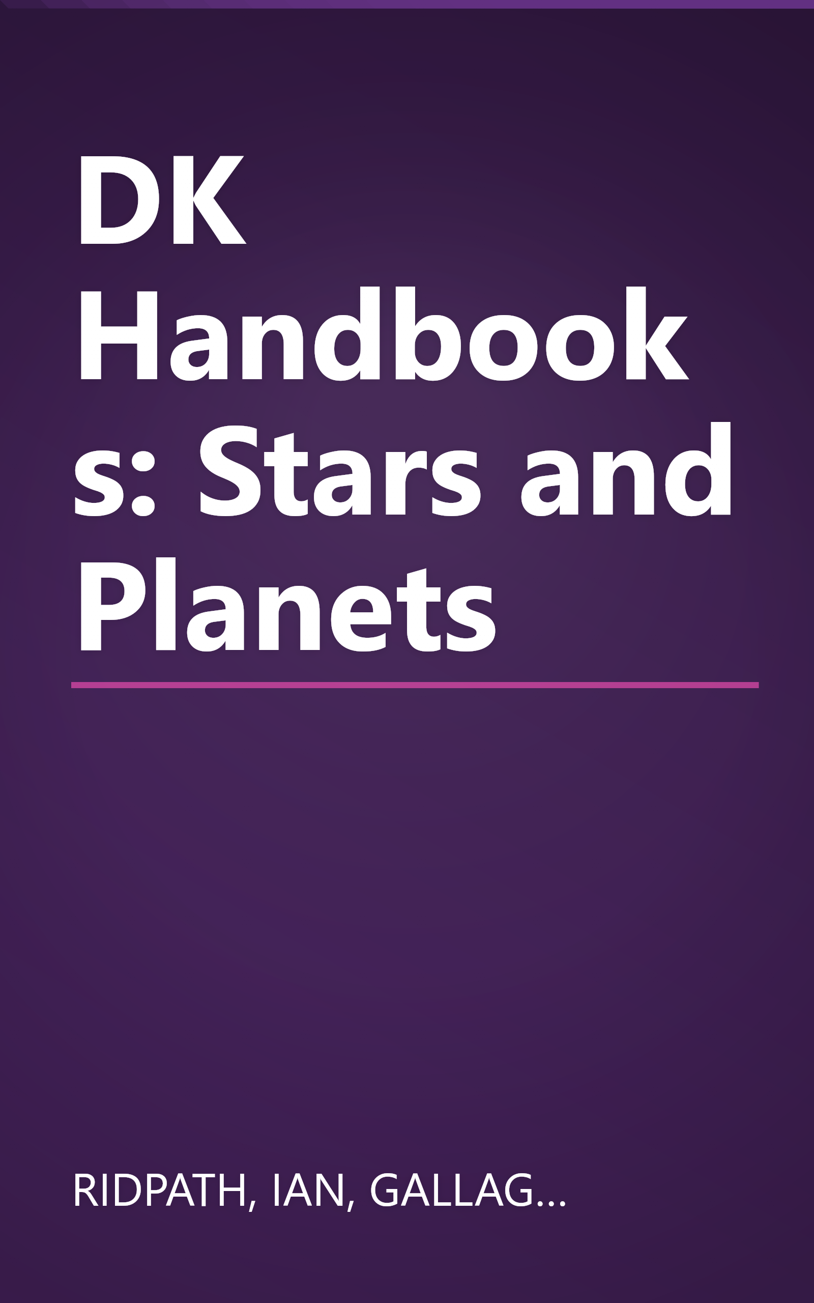 DK Handbooks: Stars and Planets book cover