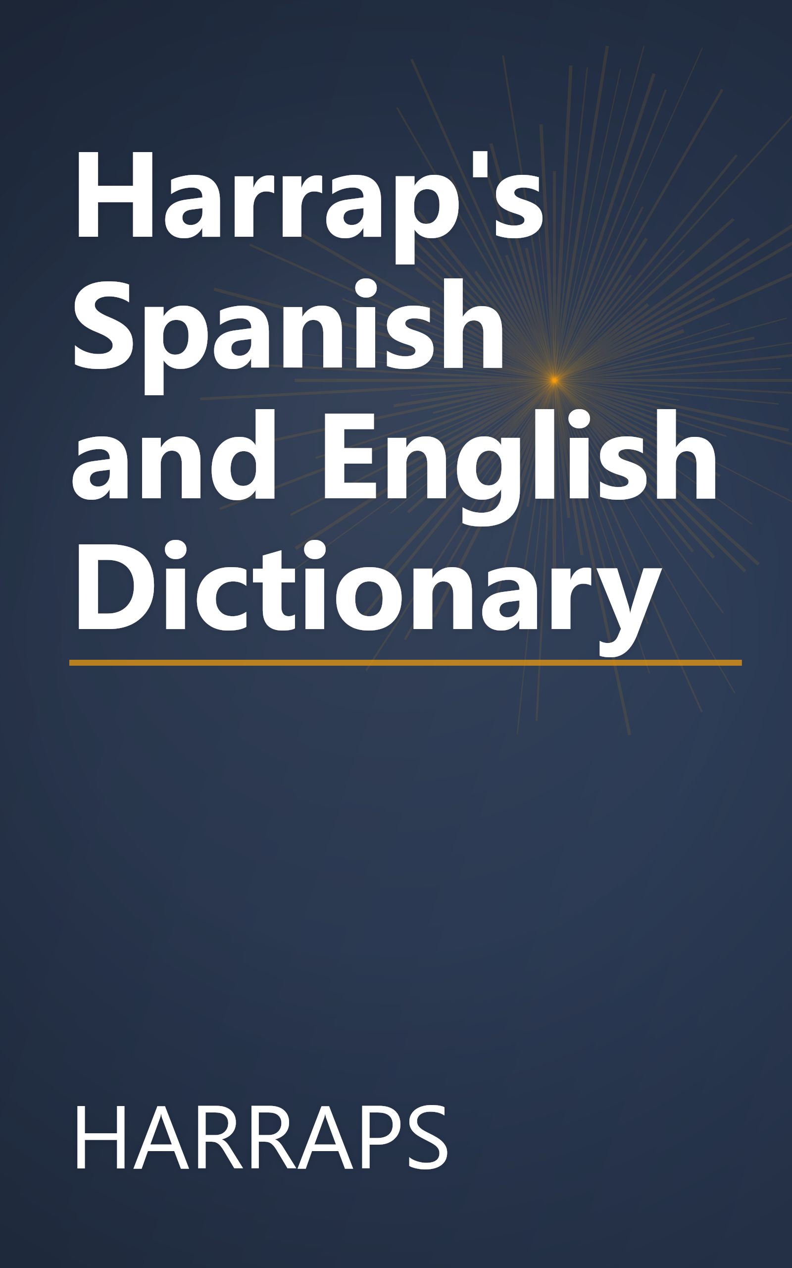 Harrap's Spanish and English Dictionary book cover