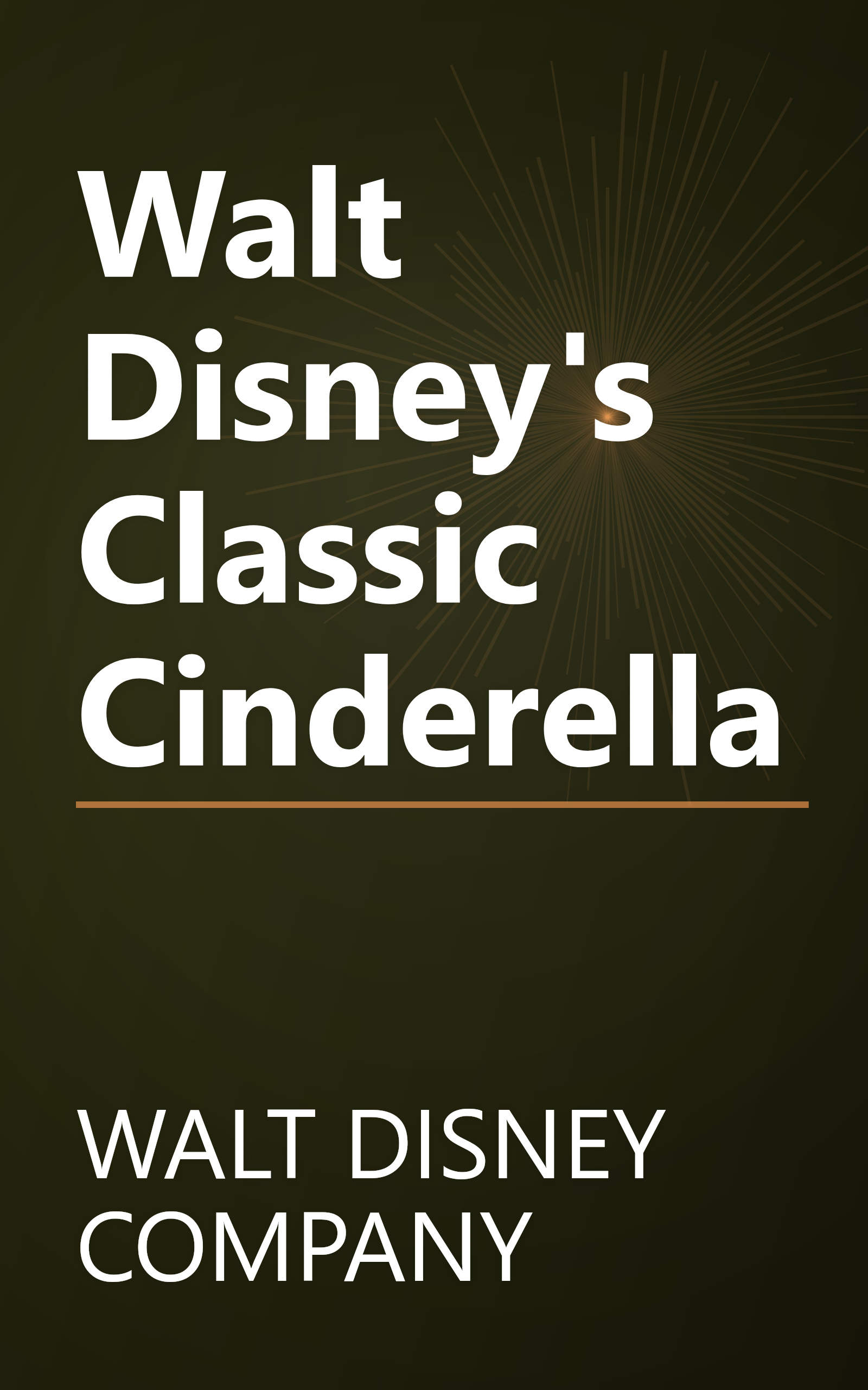 Walt Disney's Classic Cinderella book cover