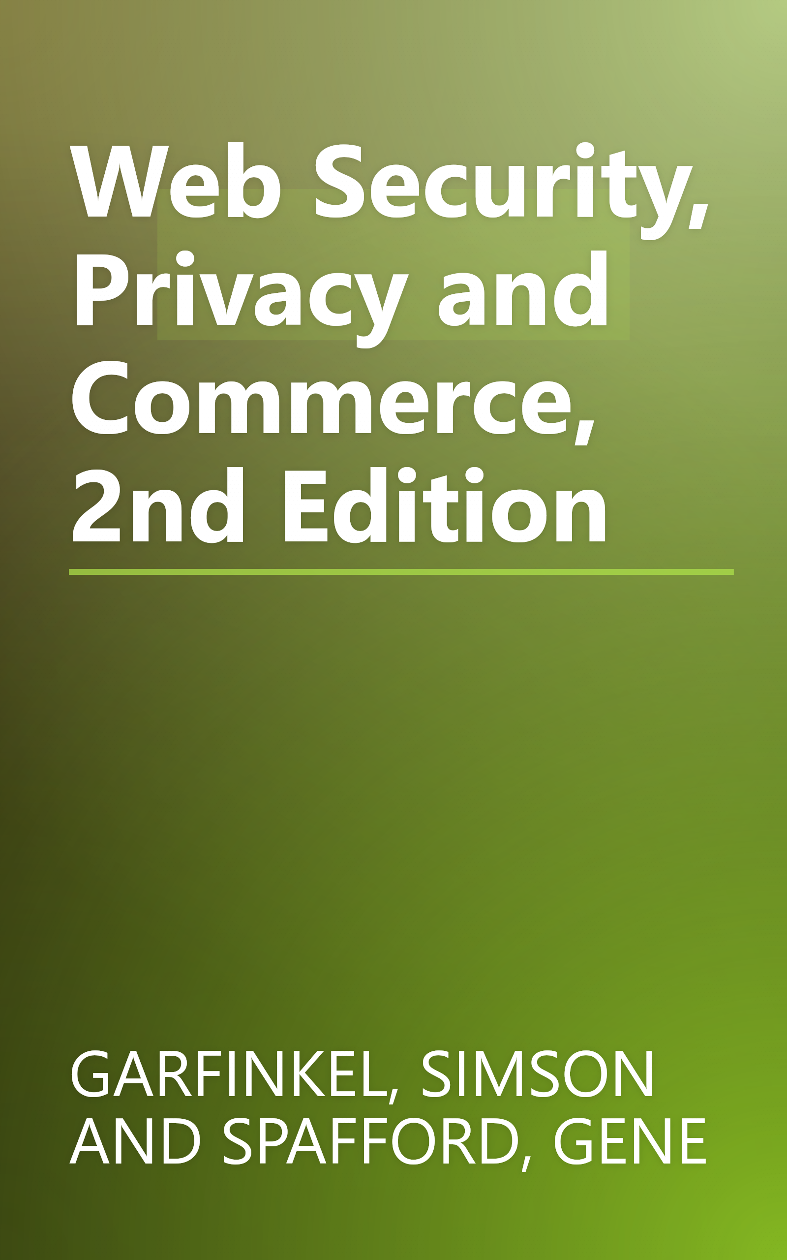 Web Security, Privacy and Commerce, 2nd Edition book cover
