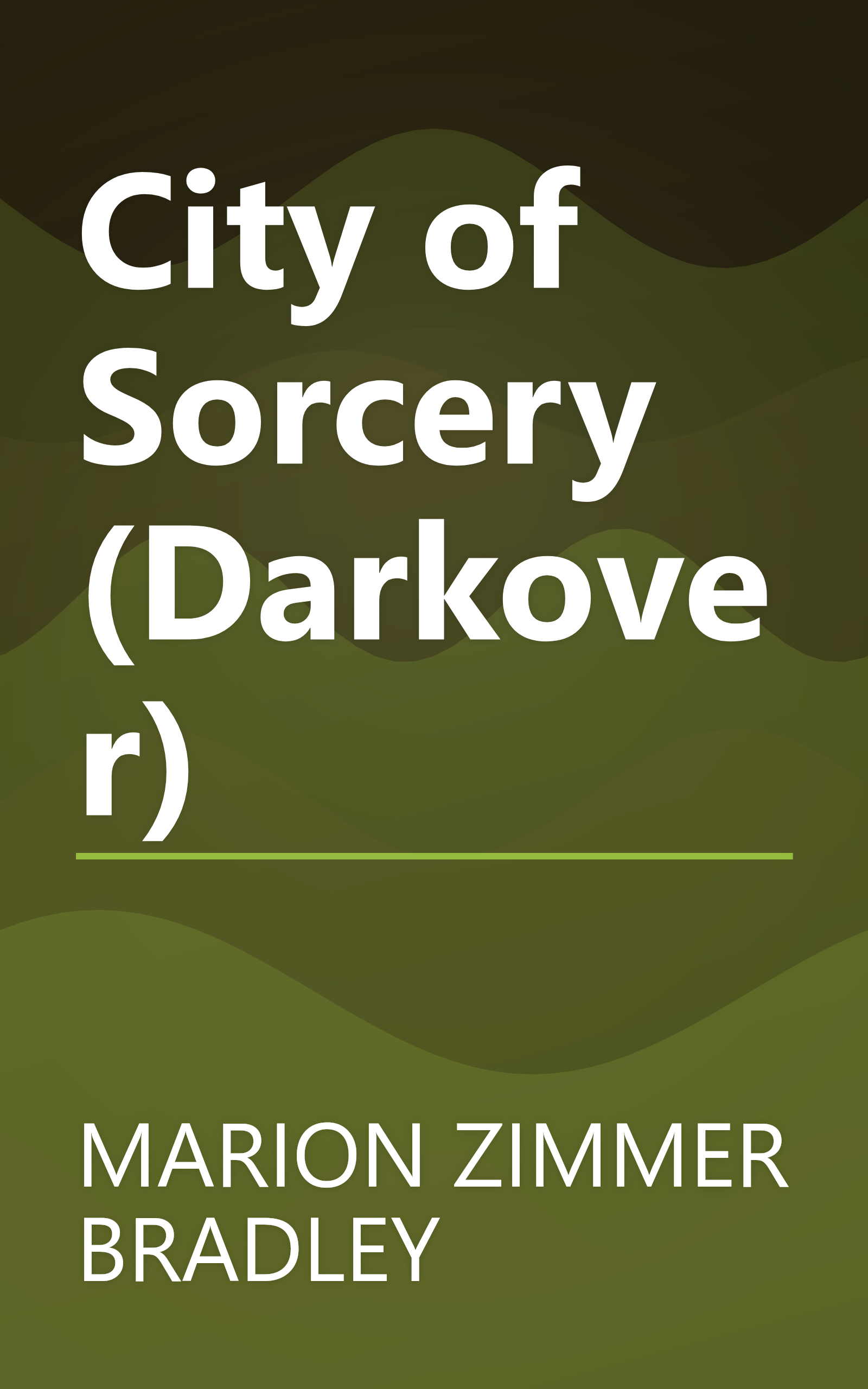 City of Sorcery (Darkover) book cover