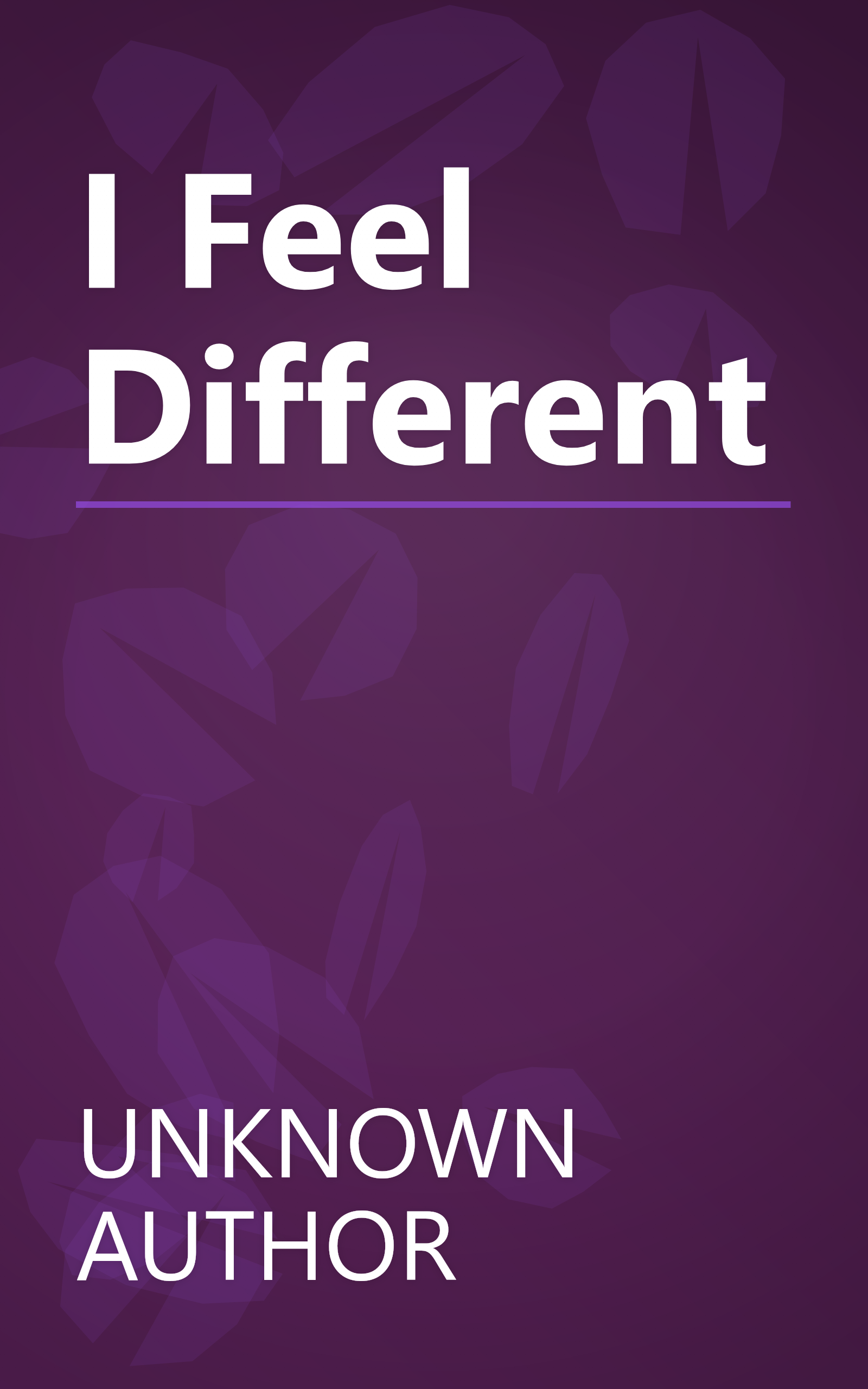I Feel Different book cover