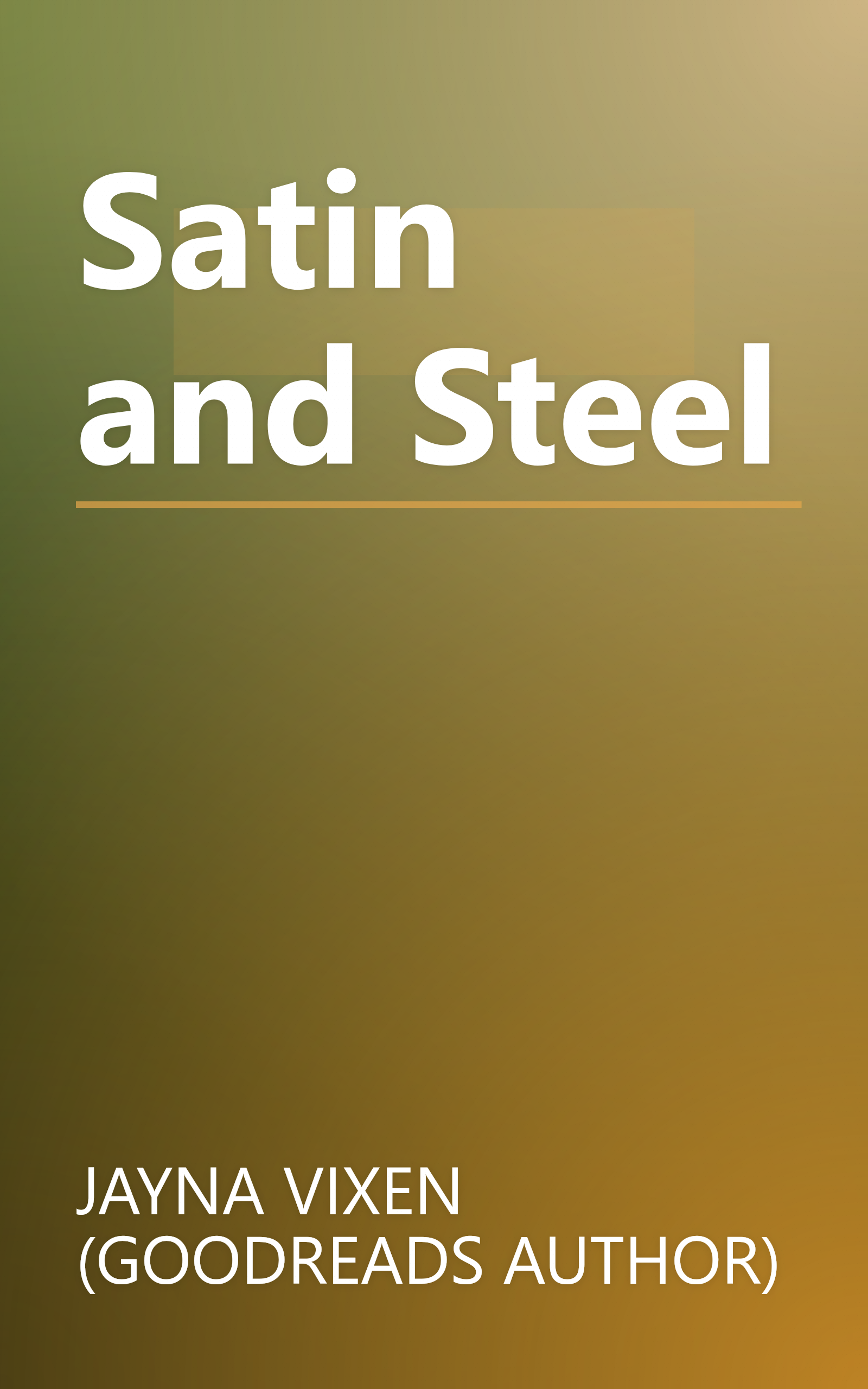 Satin and Steel book cover