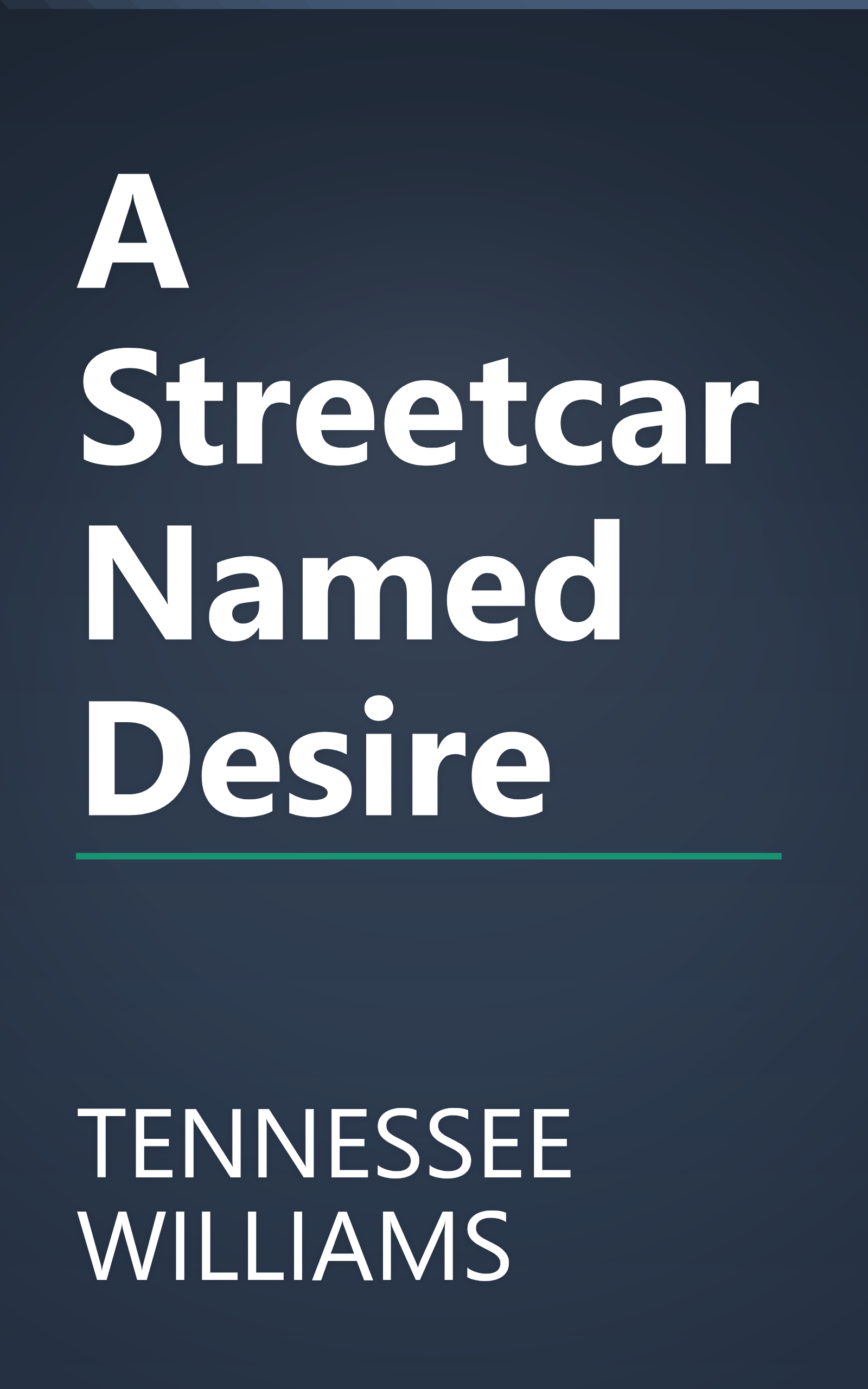 A Streetcar Named Desire book cover